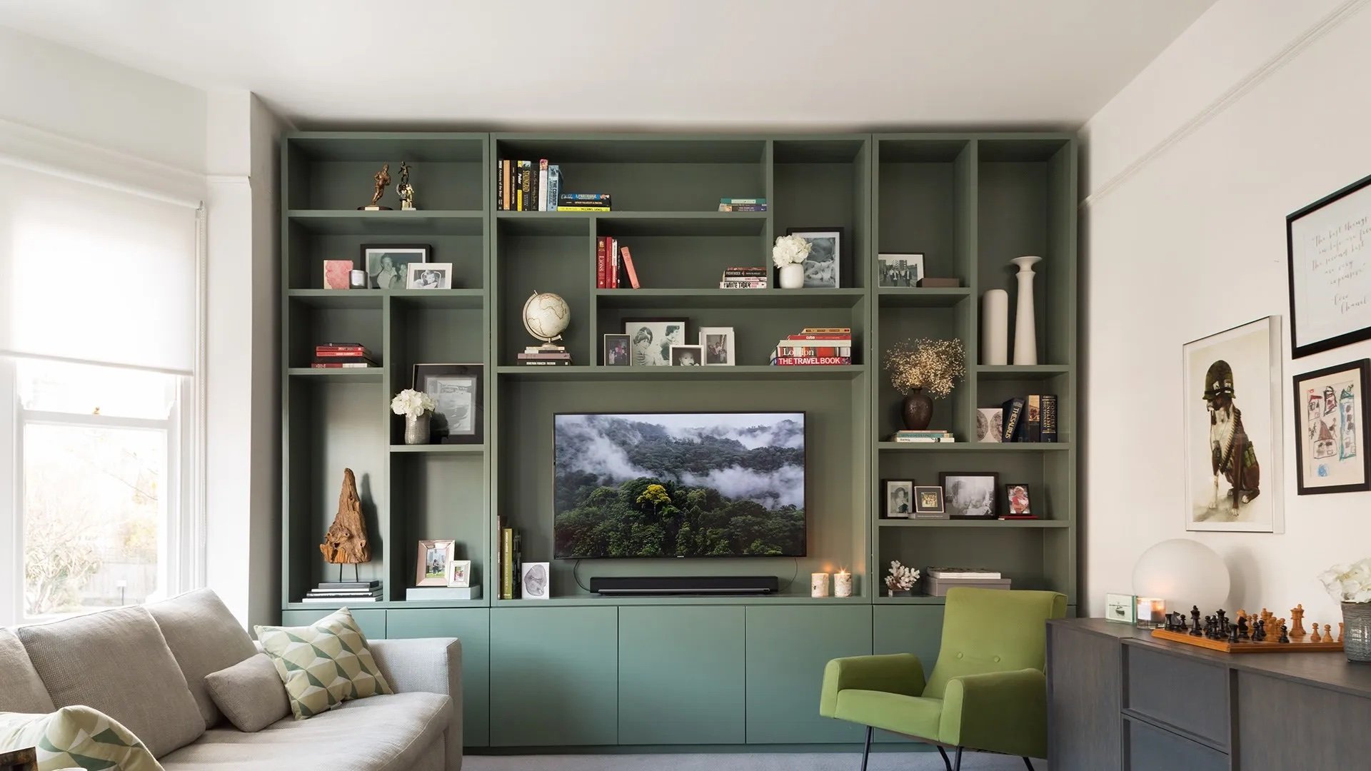 Integrating the TV with your living room design | Kate Wiltshire Design