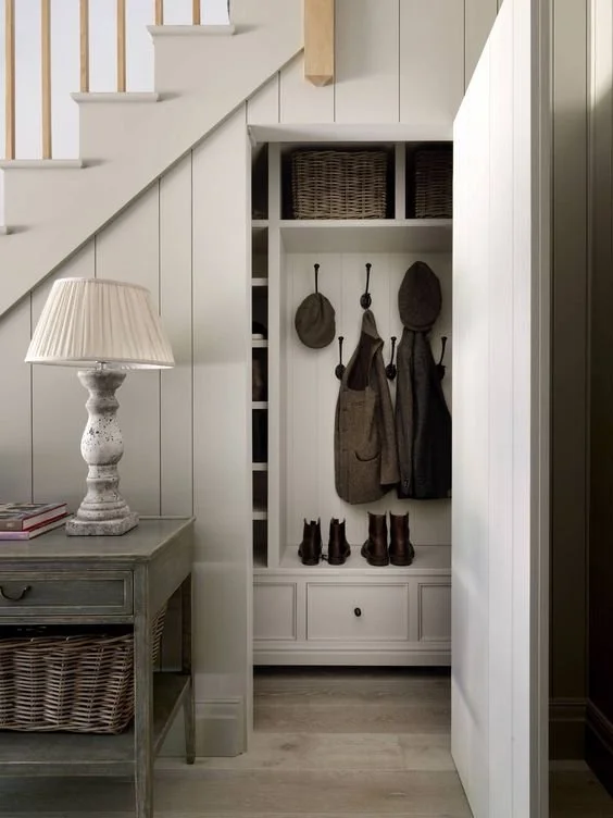 10 hallway storage ideas to keep your entryway tidy | Kate Wiltshire Design