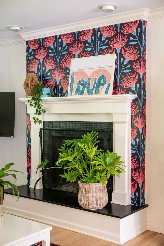 Living room wallpaper inspiration | Kate Wiltshire Design