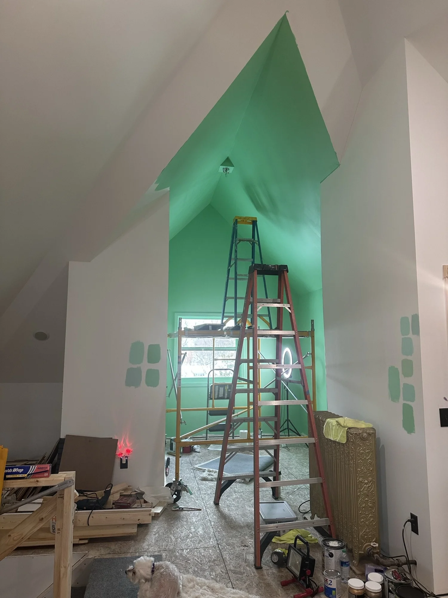 Mixed Media Collage Ceiling — The Beige Blues