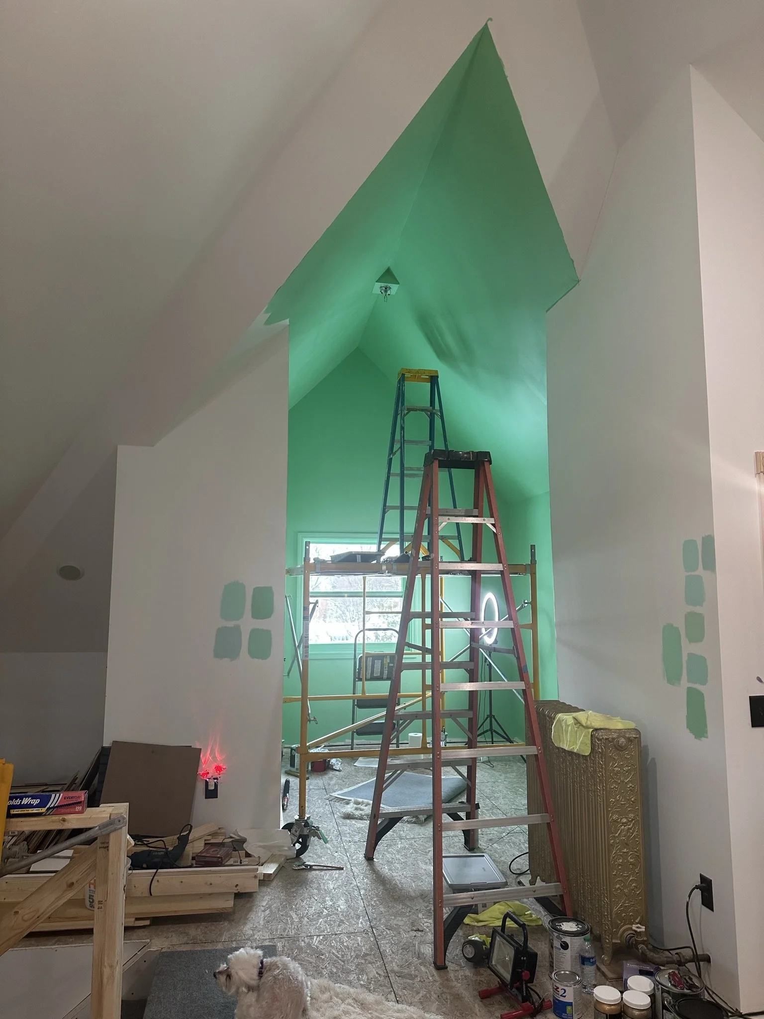 Mixed Media Collage Ceiling — The Beige Blues