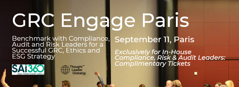 Agenda for GRC Engage Paris — Thought Leader Global