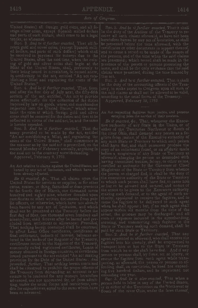 Connecticut Slavery Legislation Timeline — Witness to History: Slavery ...