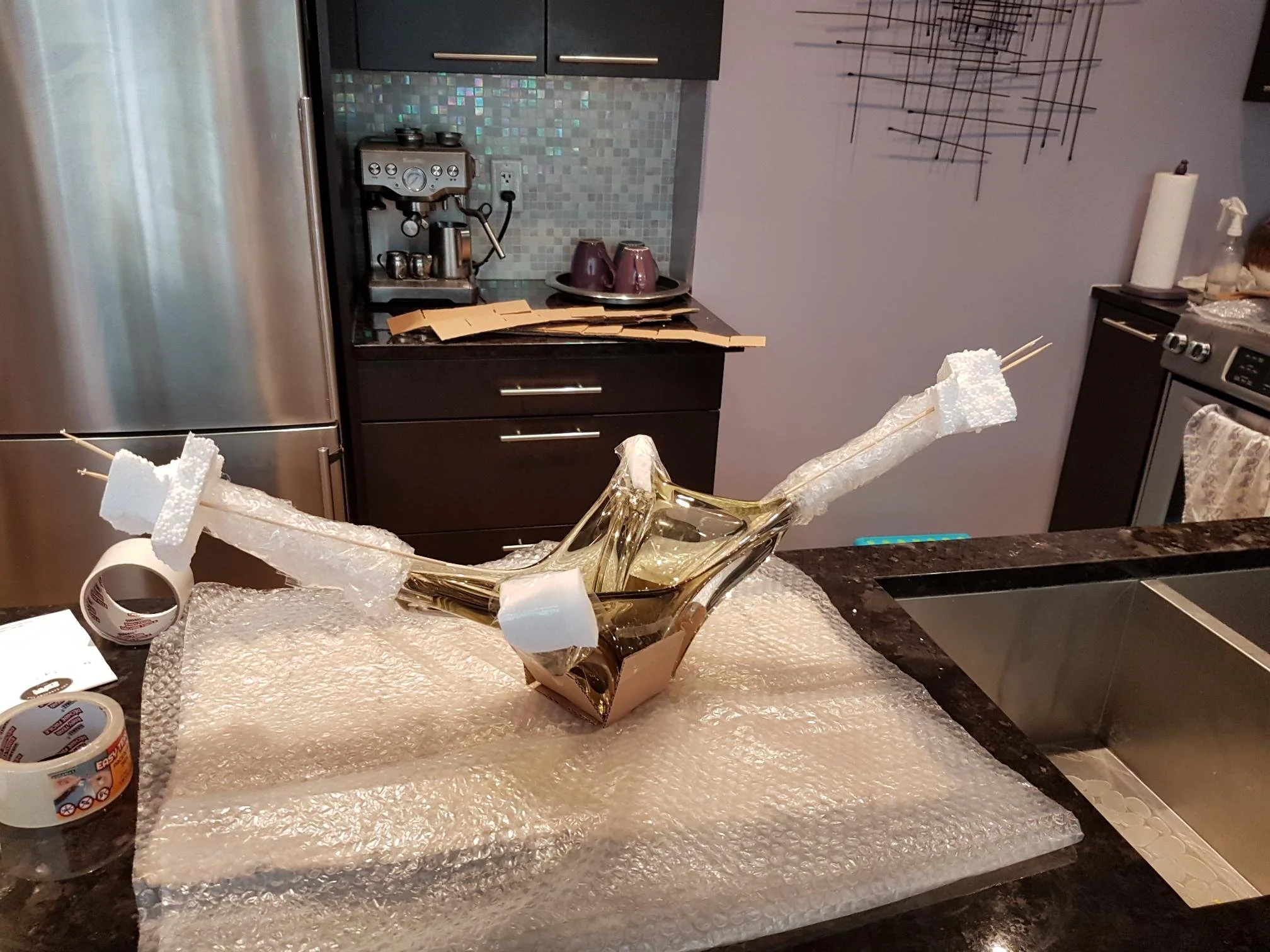 Packing your glass for moving, storage or shipping — Chalet Art Glass