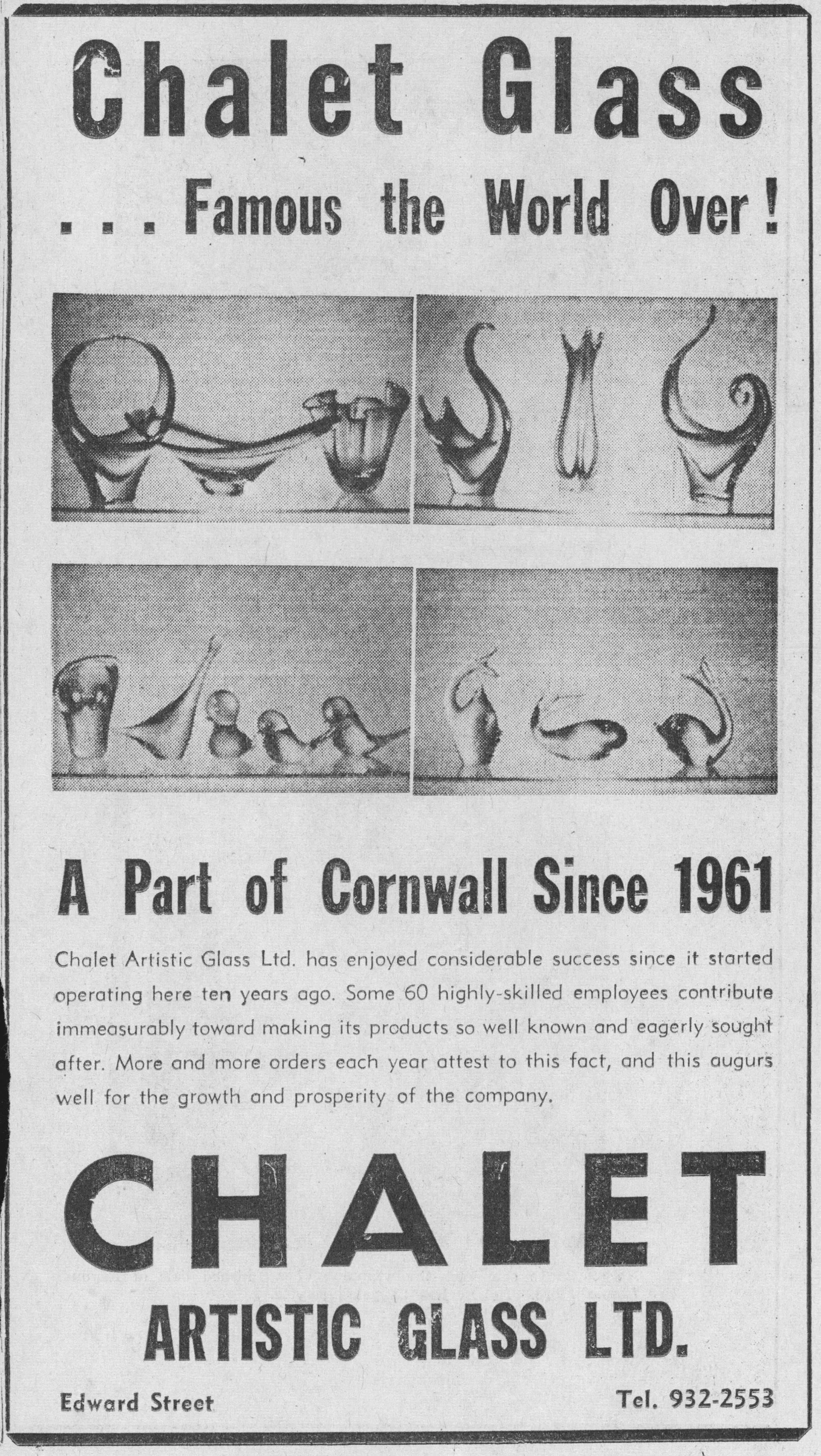 Chalet corporate advertising and marketing — Chalet Art Glass