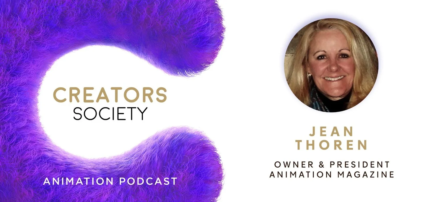 Jean thoren - Owner & President of Animation Magazine — Creators Society