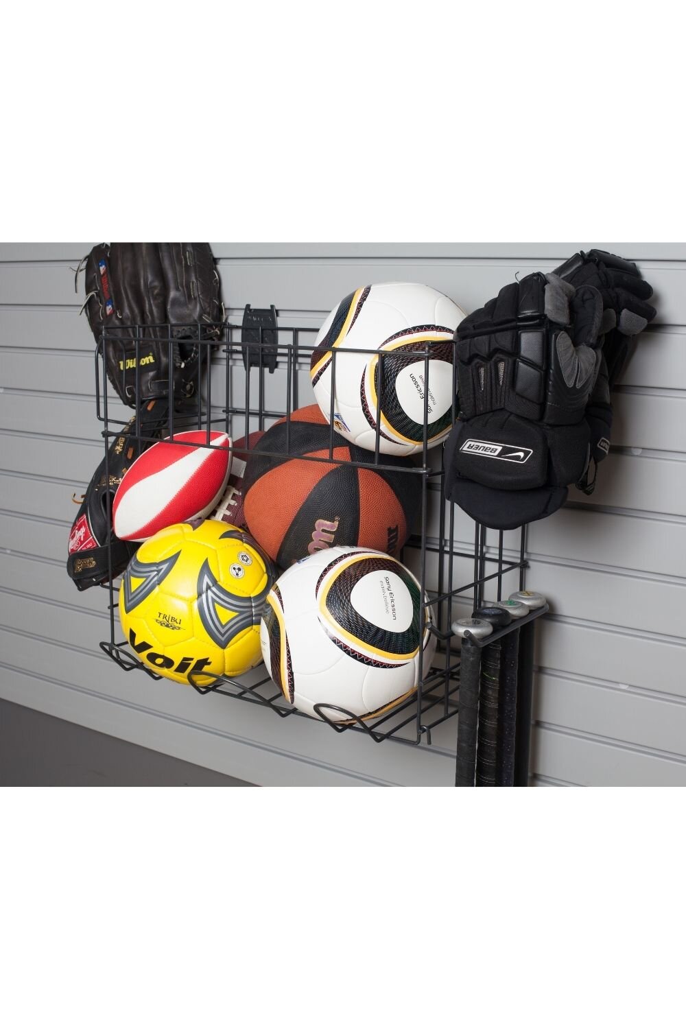 Sport Rack and Basket — WALLTEK Storage