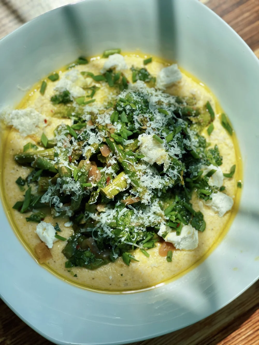 Spring Vegetable Polenta bowl, with Video! — At Heart Panaderia