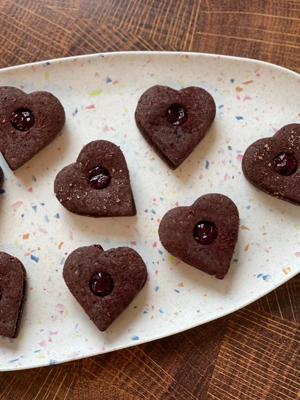 Chocolate almond sandwich cookies — At Heart Panaderia