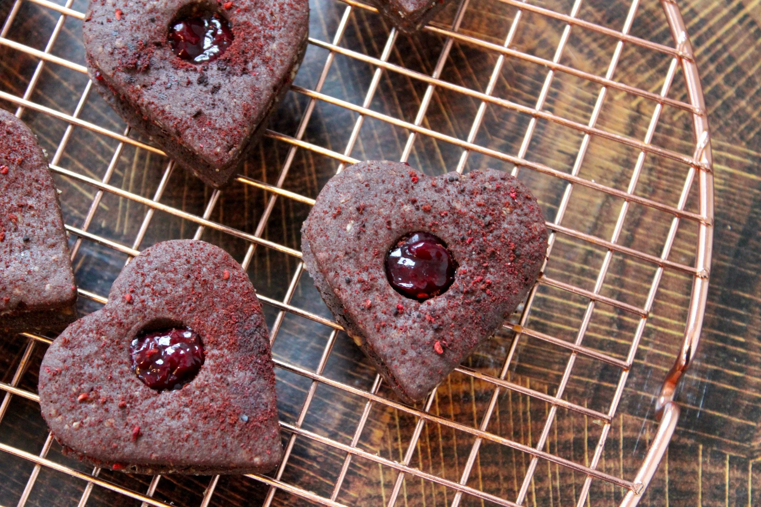 Chocolate almond sandwich cookies — At Heart Panaderia