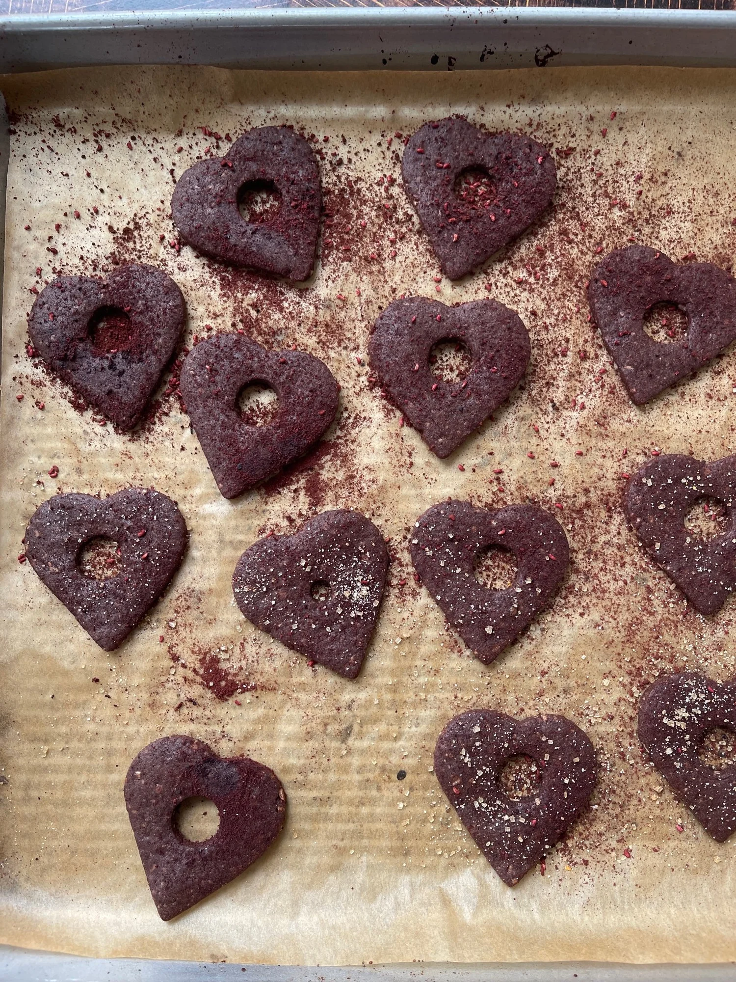 Chocolate almond sandwich cookies — At Heart Panaderia