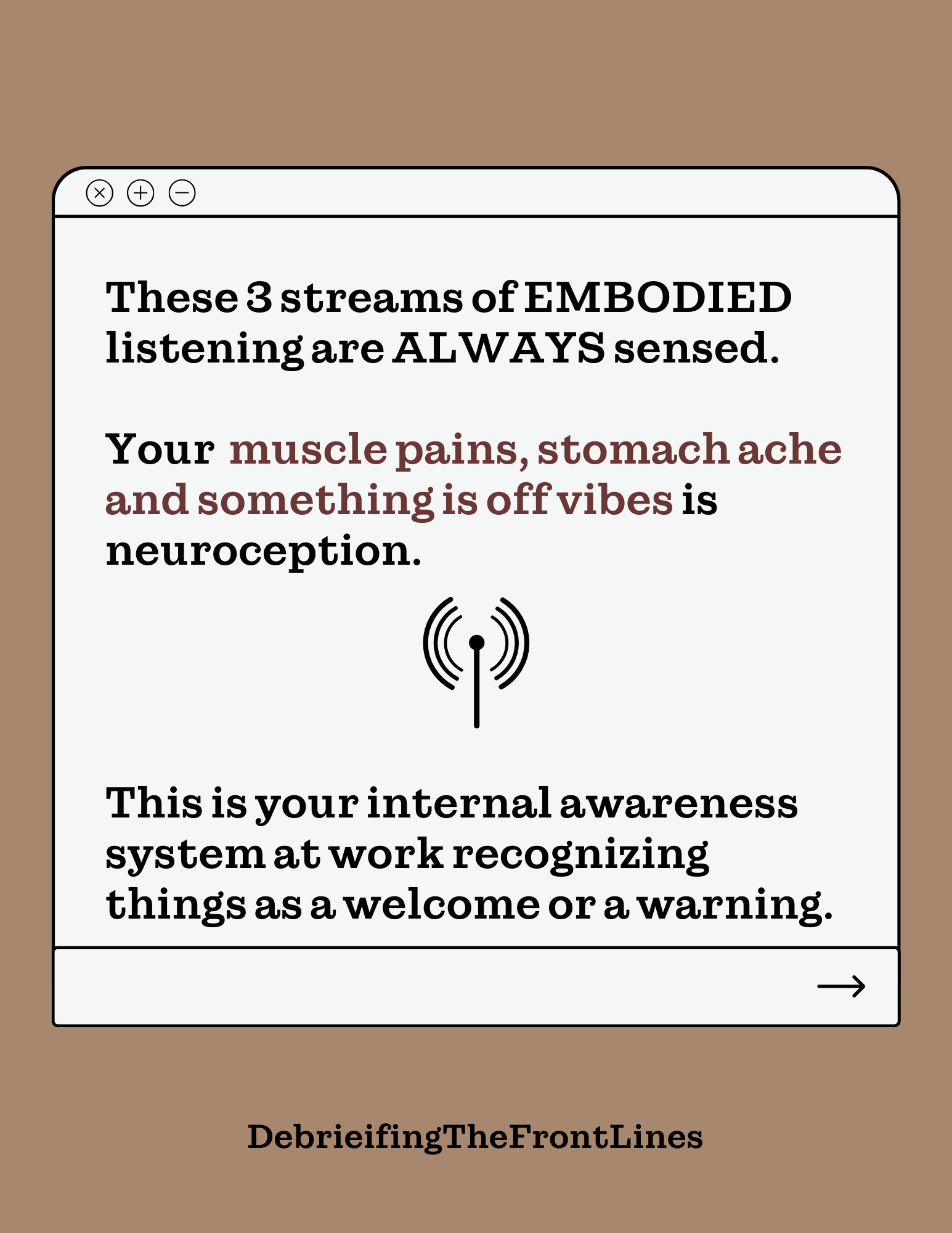 Polyvagal + Neuroception PDF — Debriefing the Front Lines Inc.