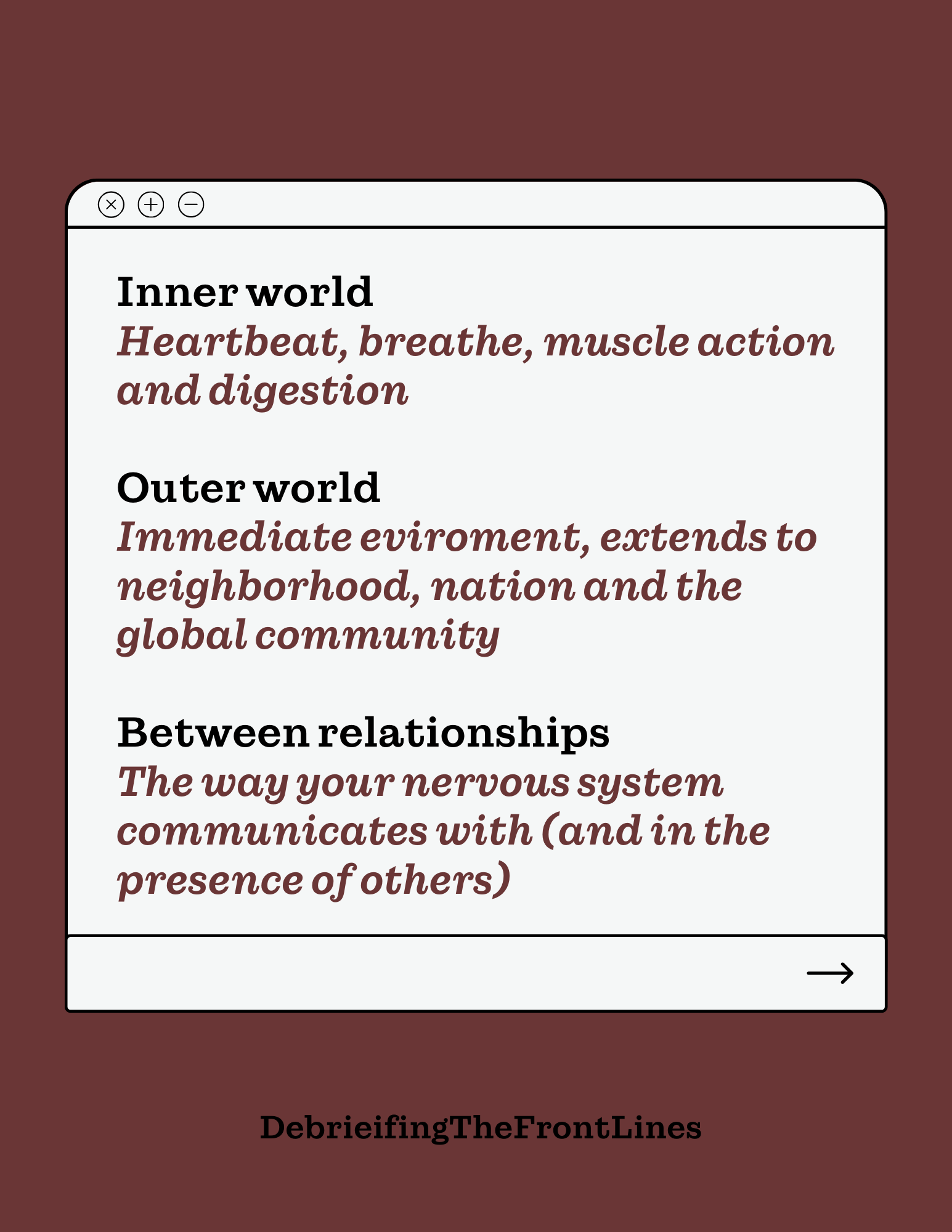 Polyvagal + Neuroception PDF — Debriefing the Front Lines Inc.