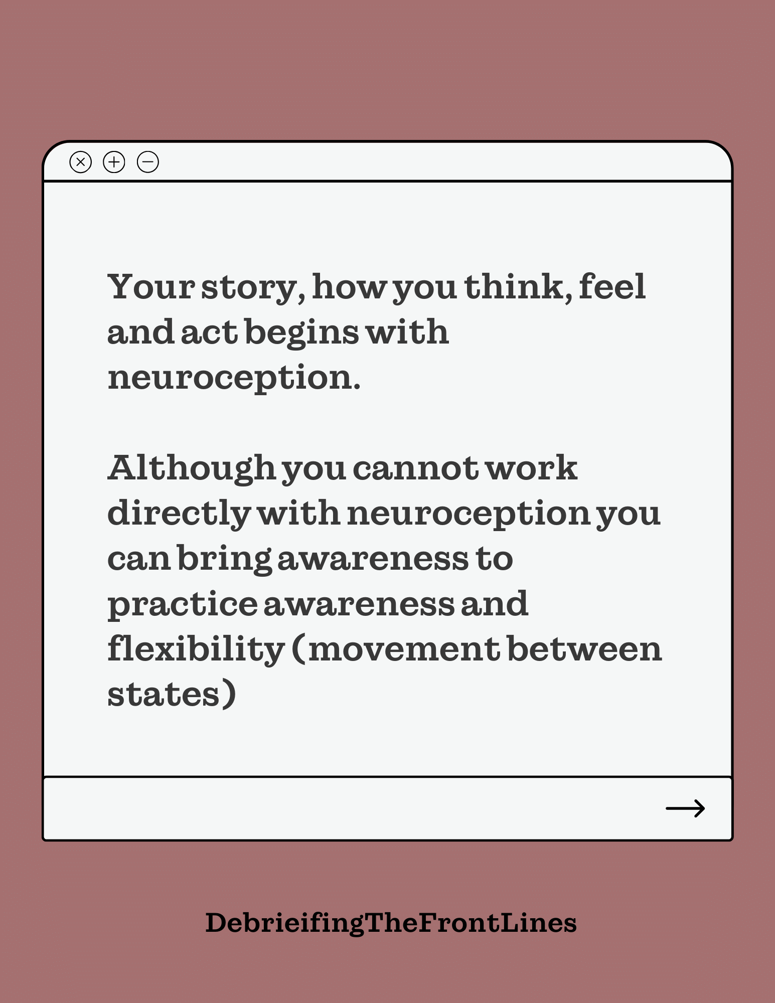 Polyvagal + Neuroception PDF — Debriefing the Front Lines Inc.