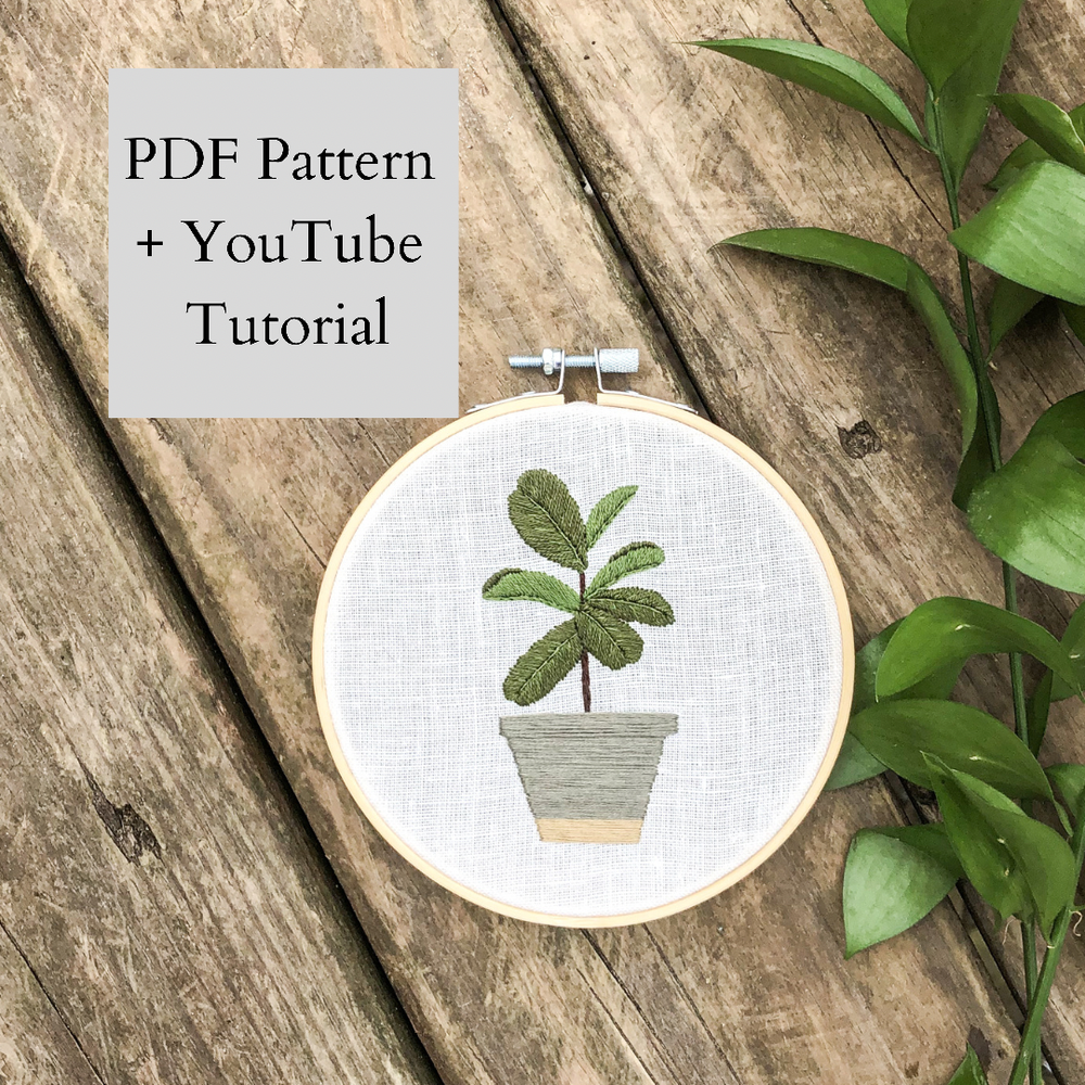 Willow Tree Embroidery Pattern PDF with Video Tutorial — Sherwood ...