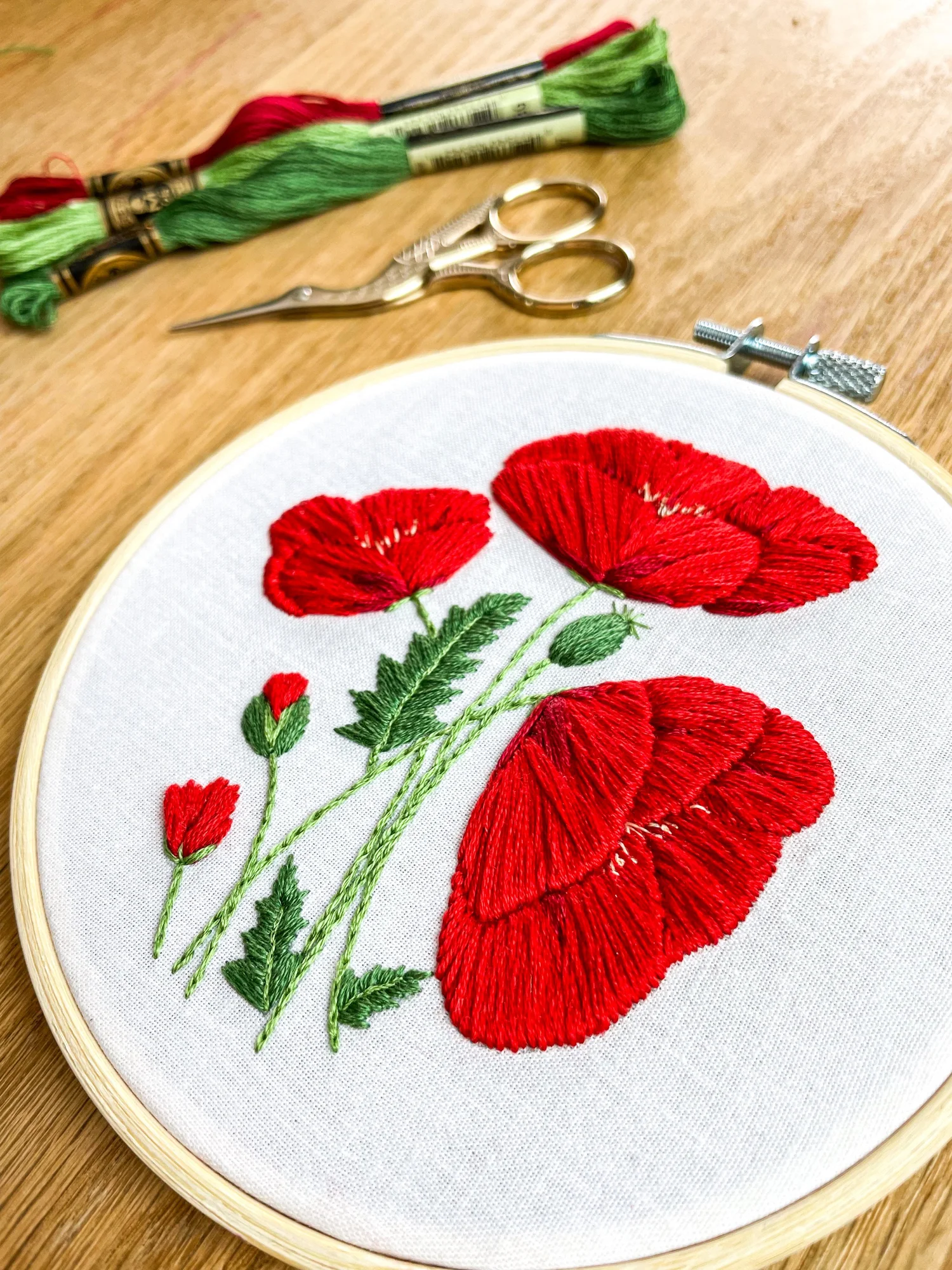 Willow Tree Embroidery Pattern PDF with Video Tutorial — Sherwood ...