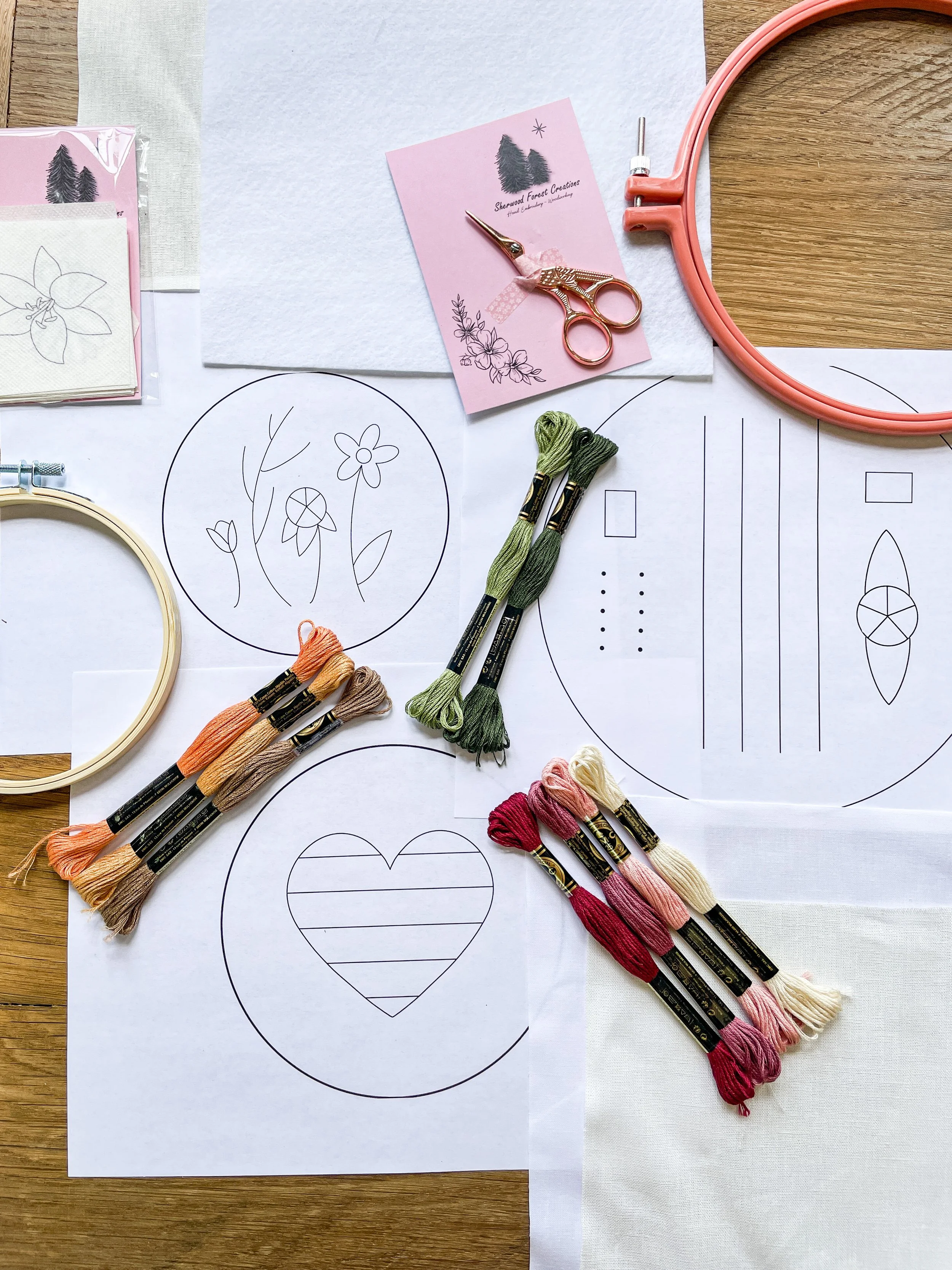 Foundations of Embroidery Online Workshop — Sherwood Forest Creations