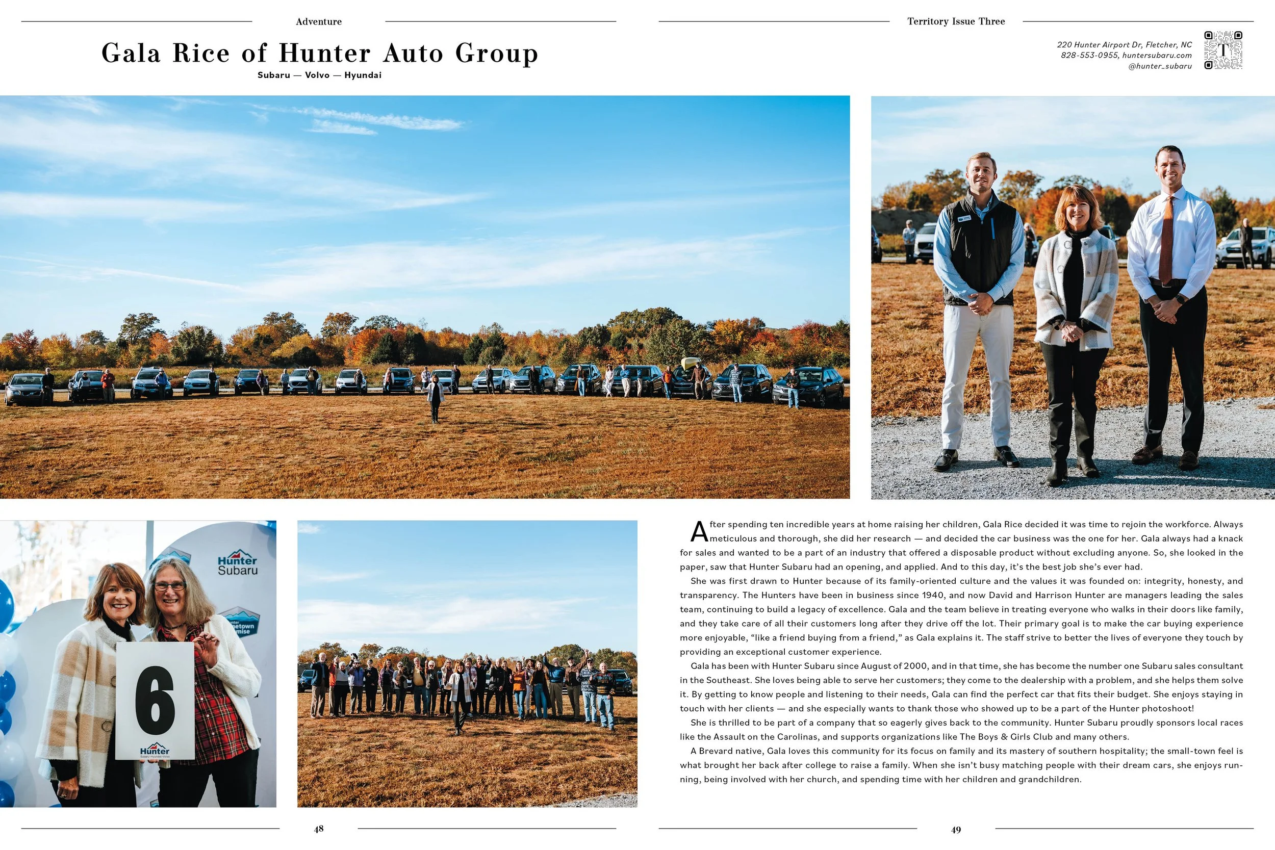 Gala Rice of Hunter Subaru — Territory Brevard, NC