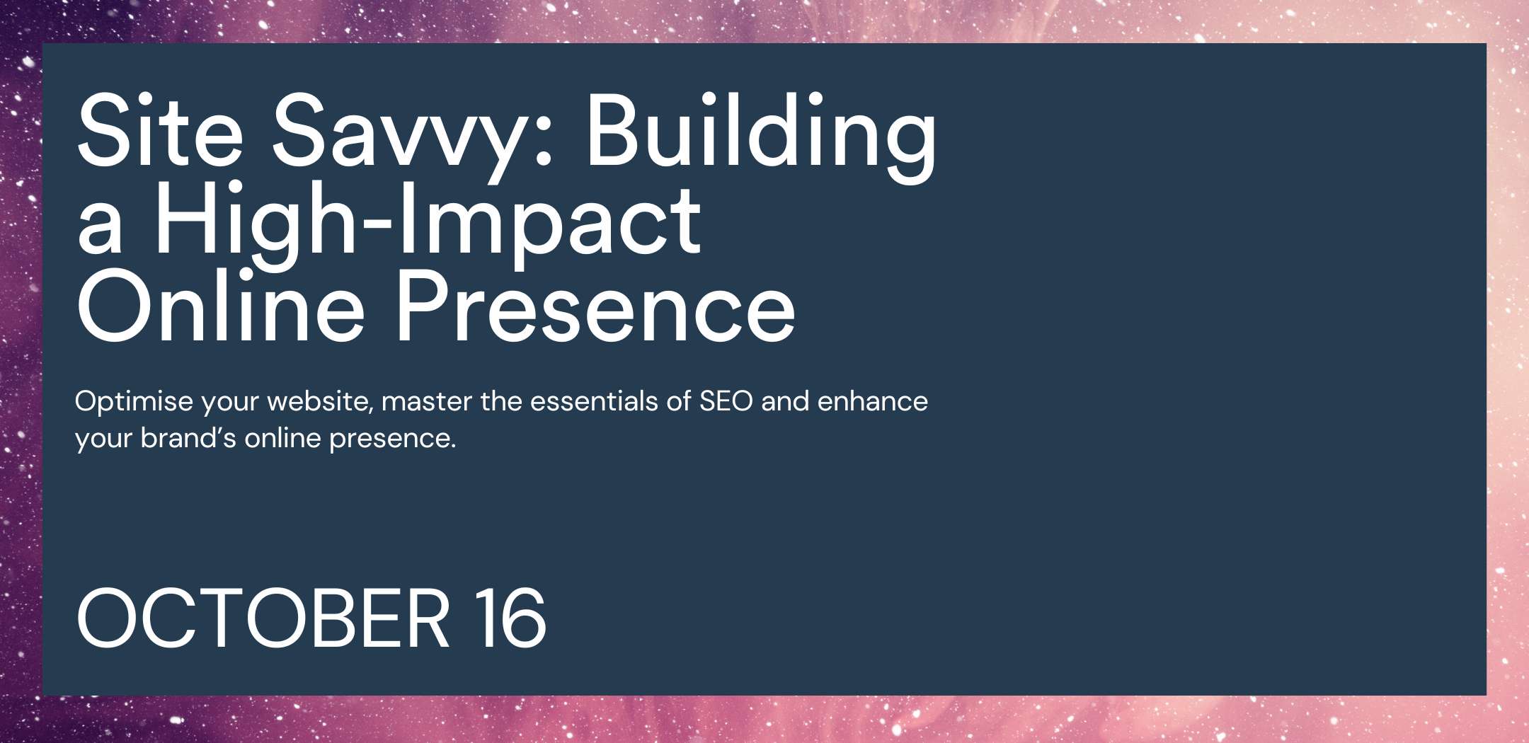 Site Savvy: Building a High-Impact Online Presence — UNE SMART Region ...