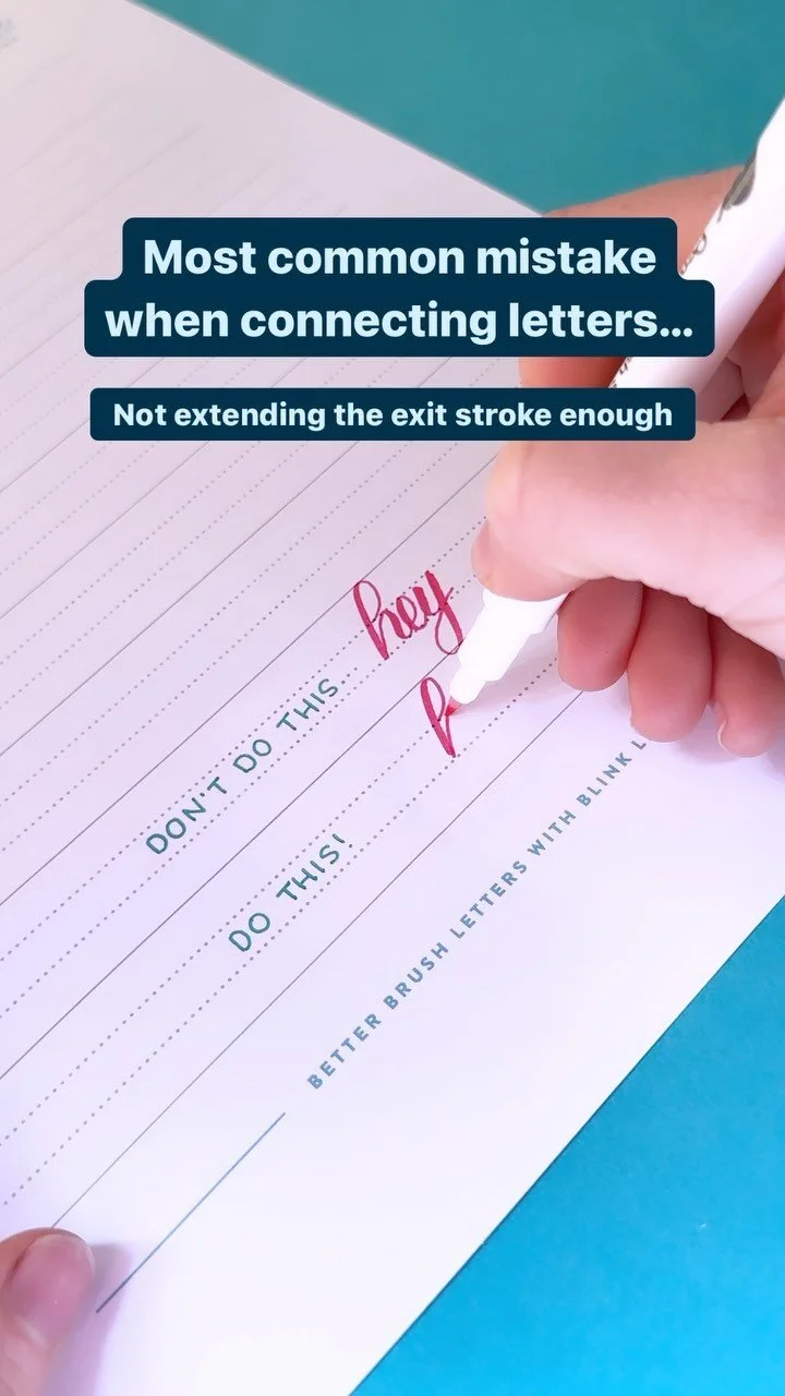 How to vectorise procreate lettering — Blink Lettering