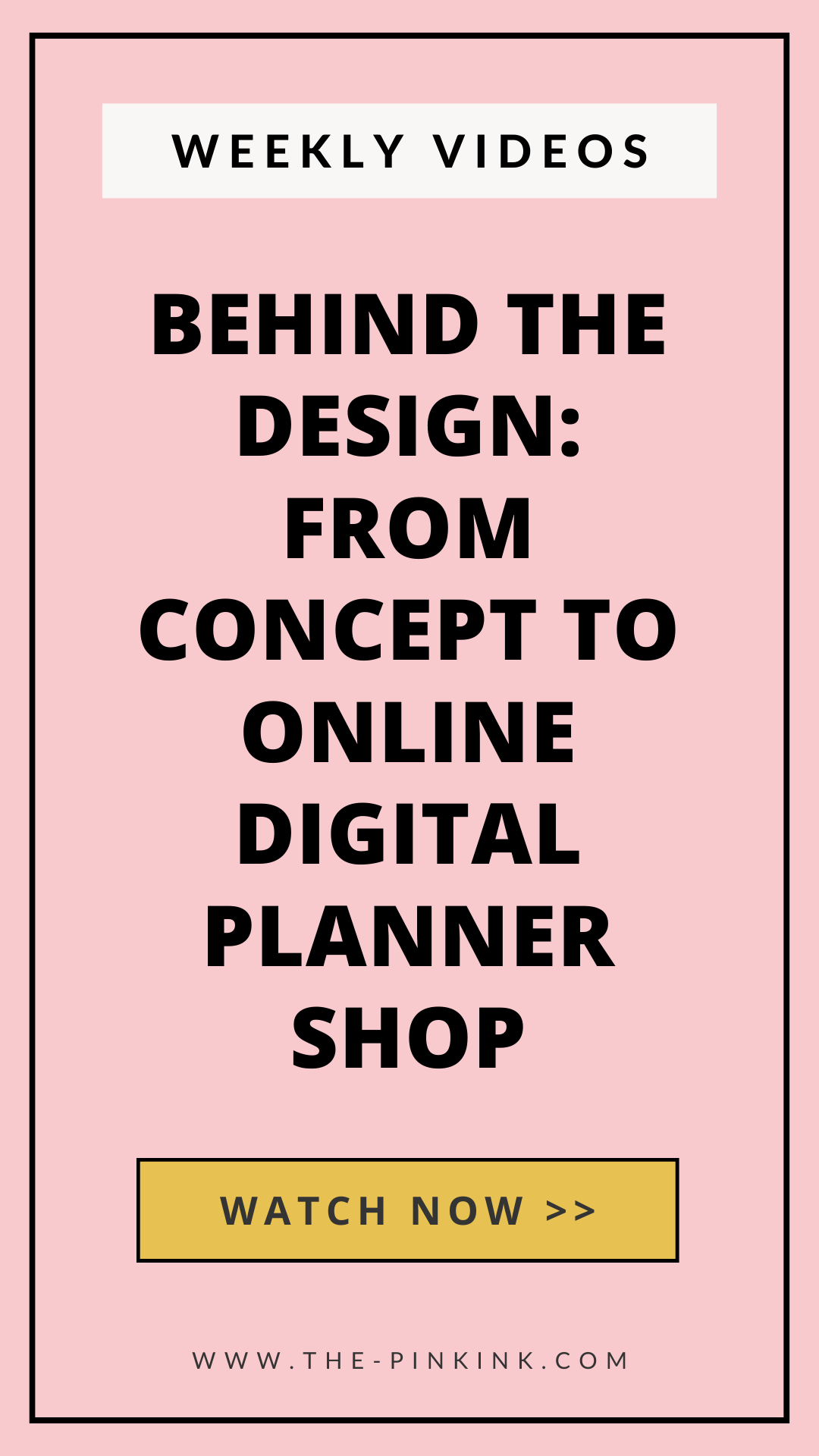Step-by-Step: Concept to Online Planner Shop — The Pink Ink