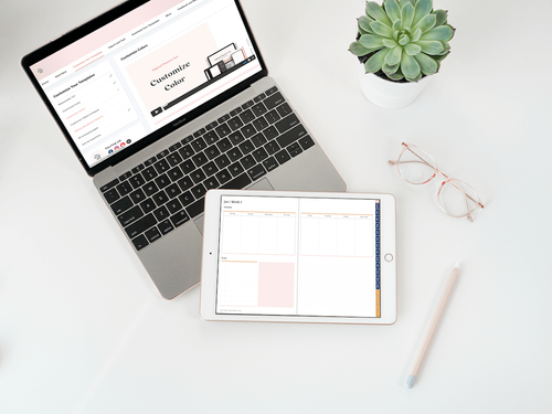Digital Planners From Scratch or Using Templates — The Pink Ink