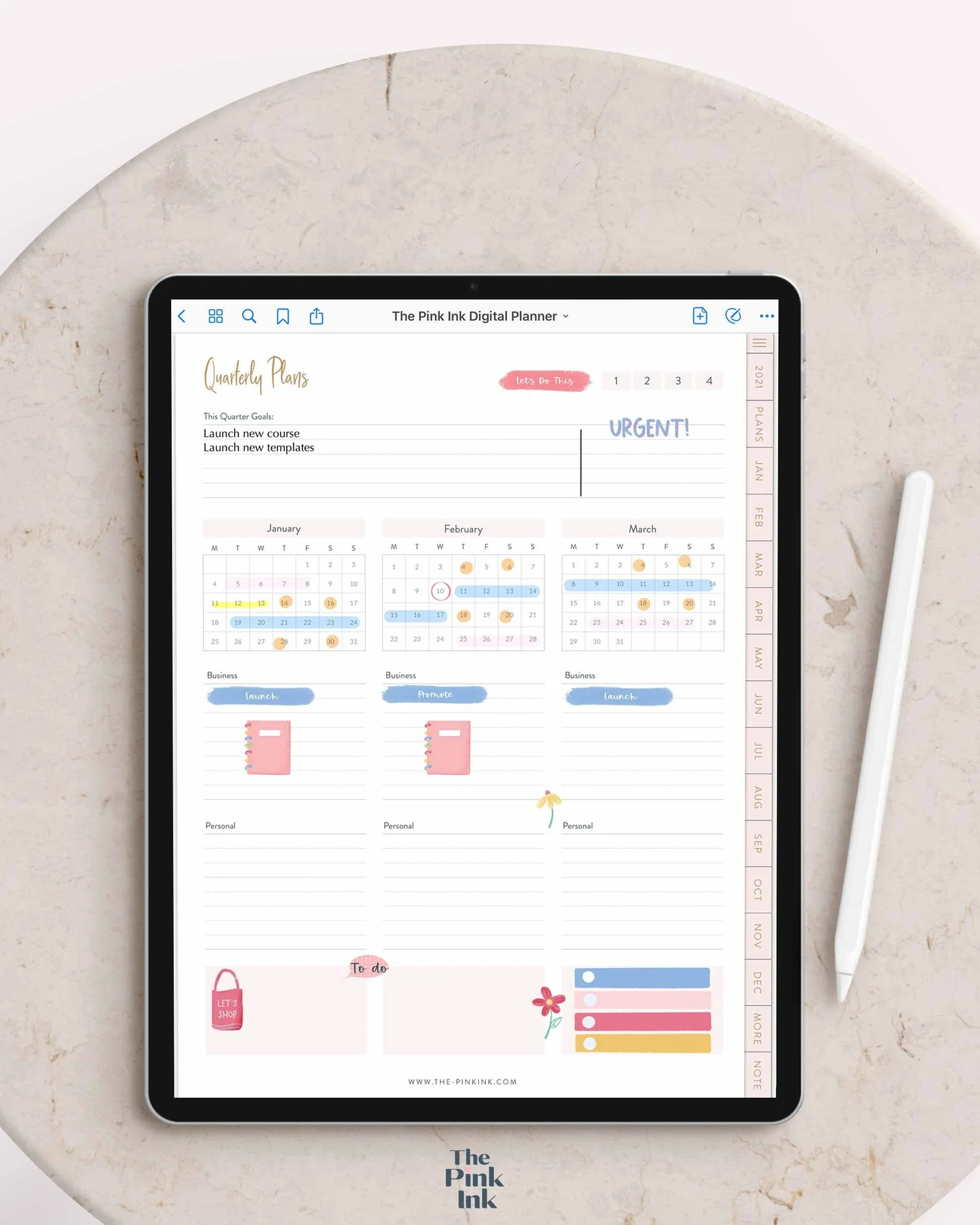 The Best Digital Planners New in Digital Planning — The Pink Ink