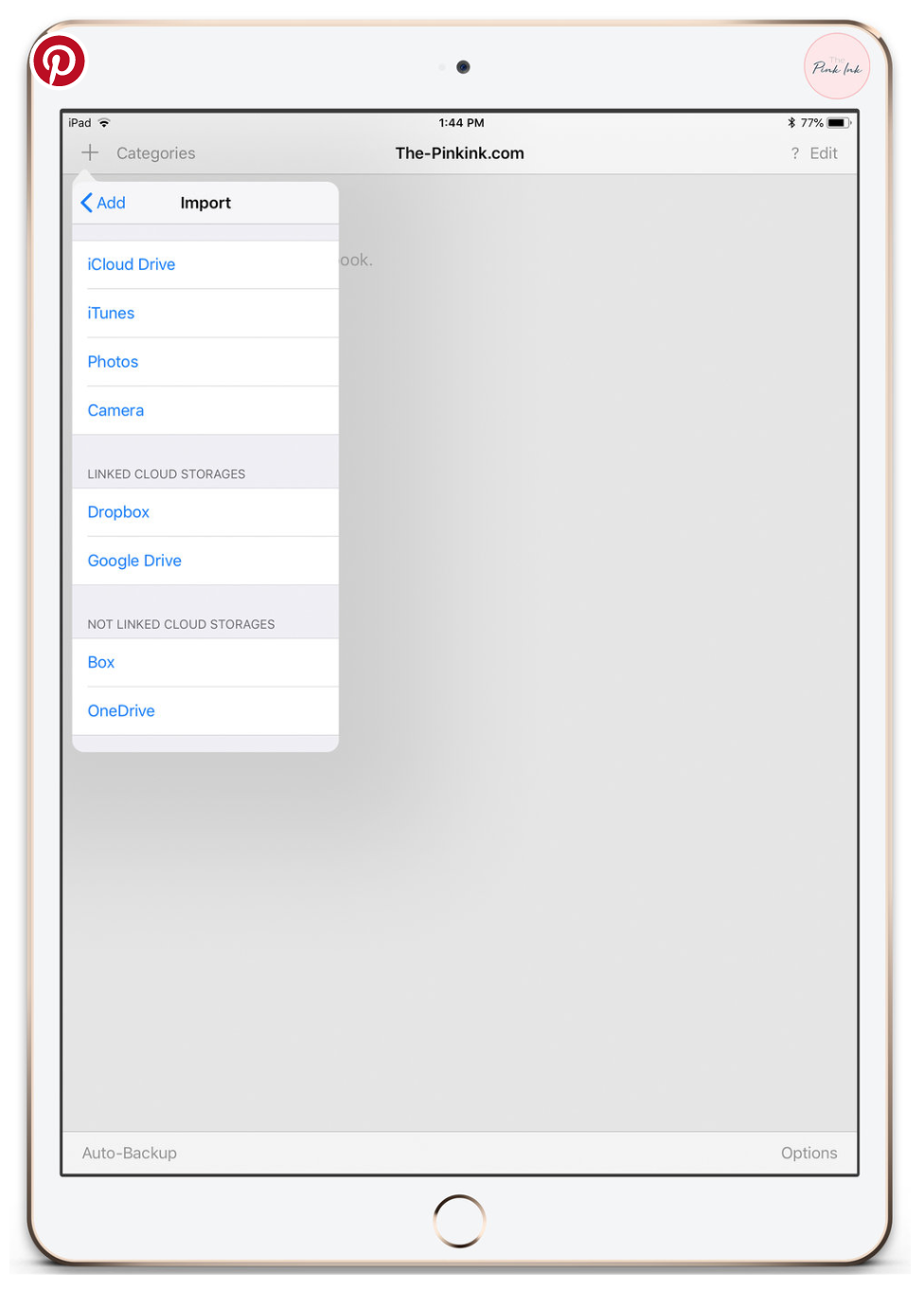 How to import PDFs and Planner files in GoodNotes — The Pink Ink