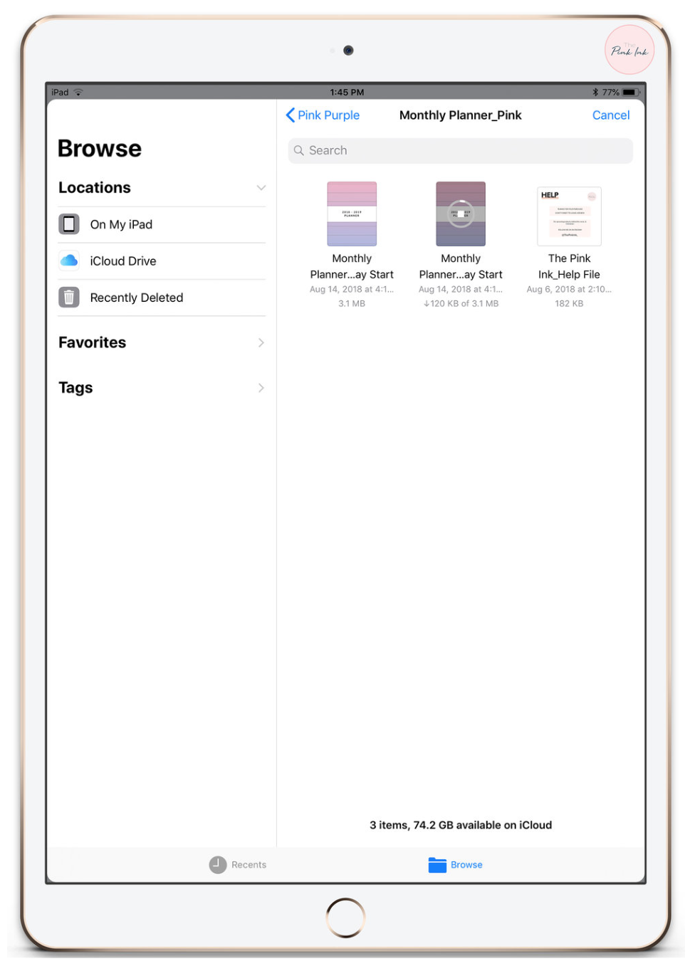 How to import PDFs and Planner files in GoodNotes — The Pink Ink