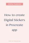 How to create Digital Stickers in Procreate app — The Pink Ink