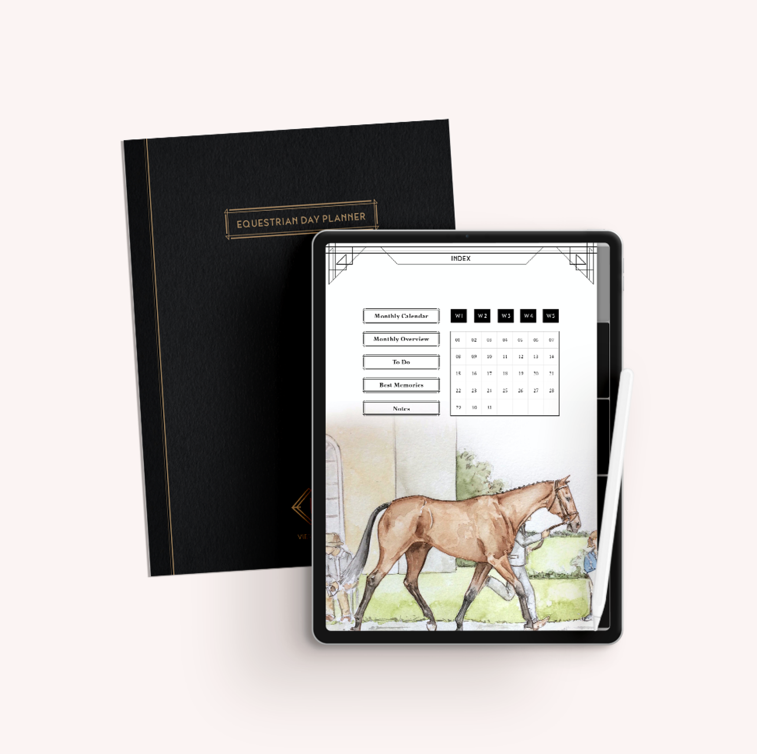 Portfolio: Custom Planner Design for Brand — The Pink Ink