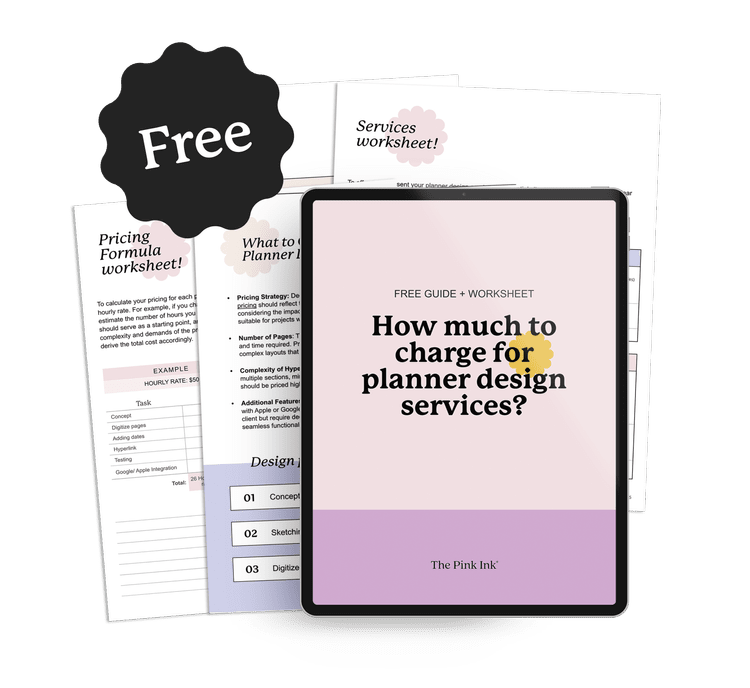 Digital Planner Course - Design and Sell your planner — The Pink Ink