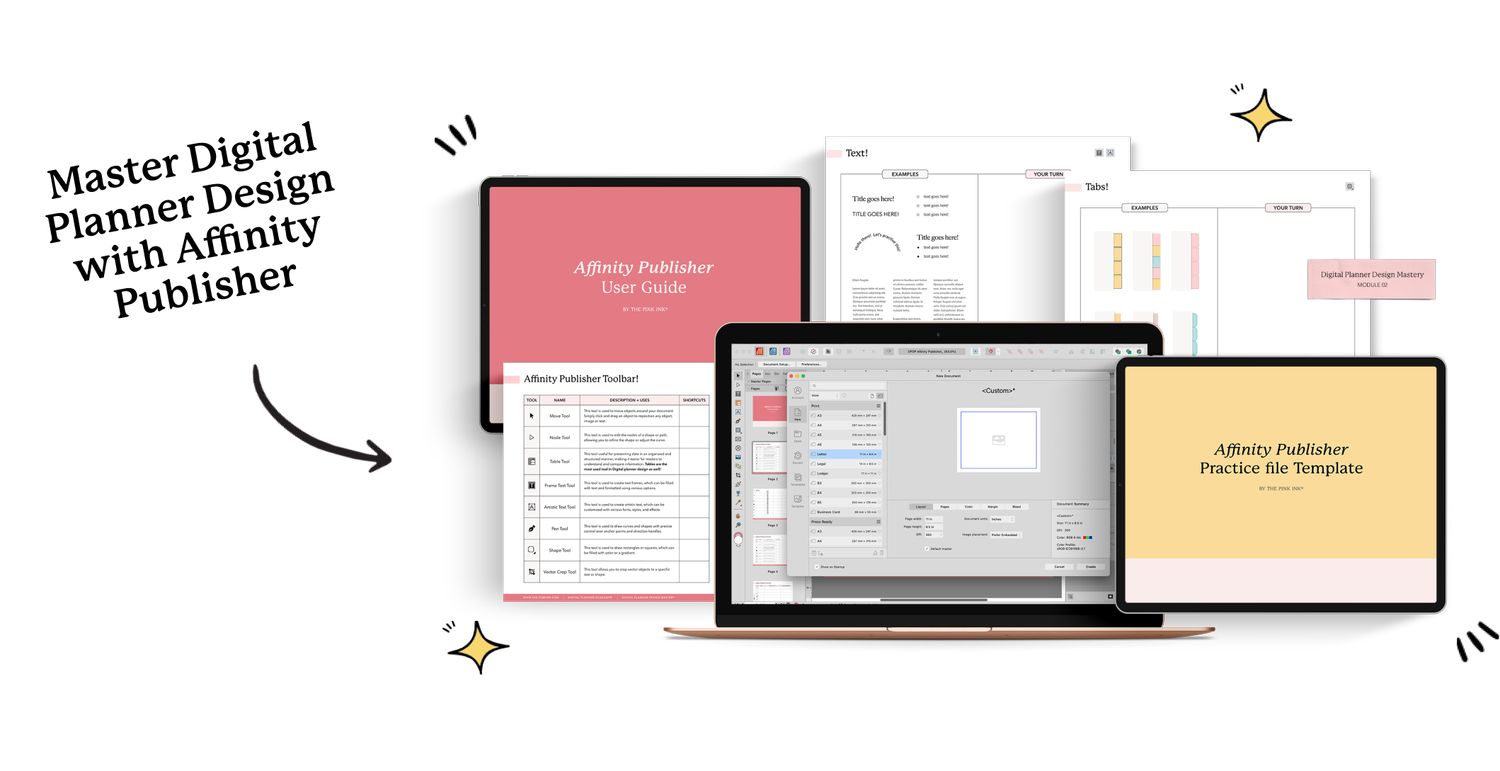 Use Affinity Publisher to Create Digital Planners — The Pink Ink