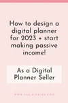 Digital Planner Design Timeline For Passive Income — The Pink Ink