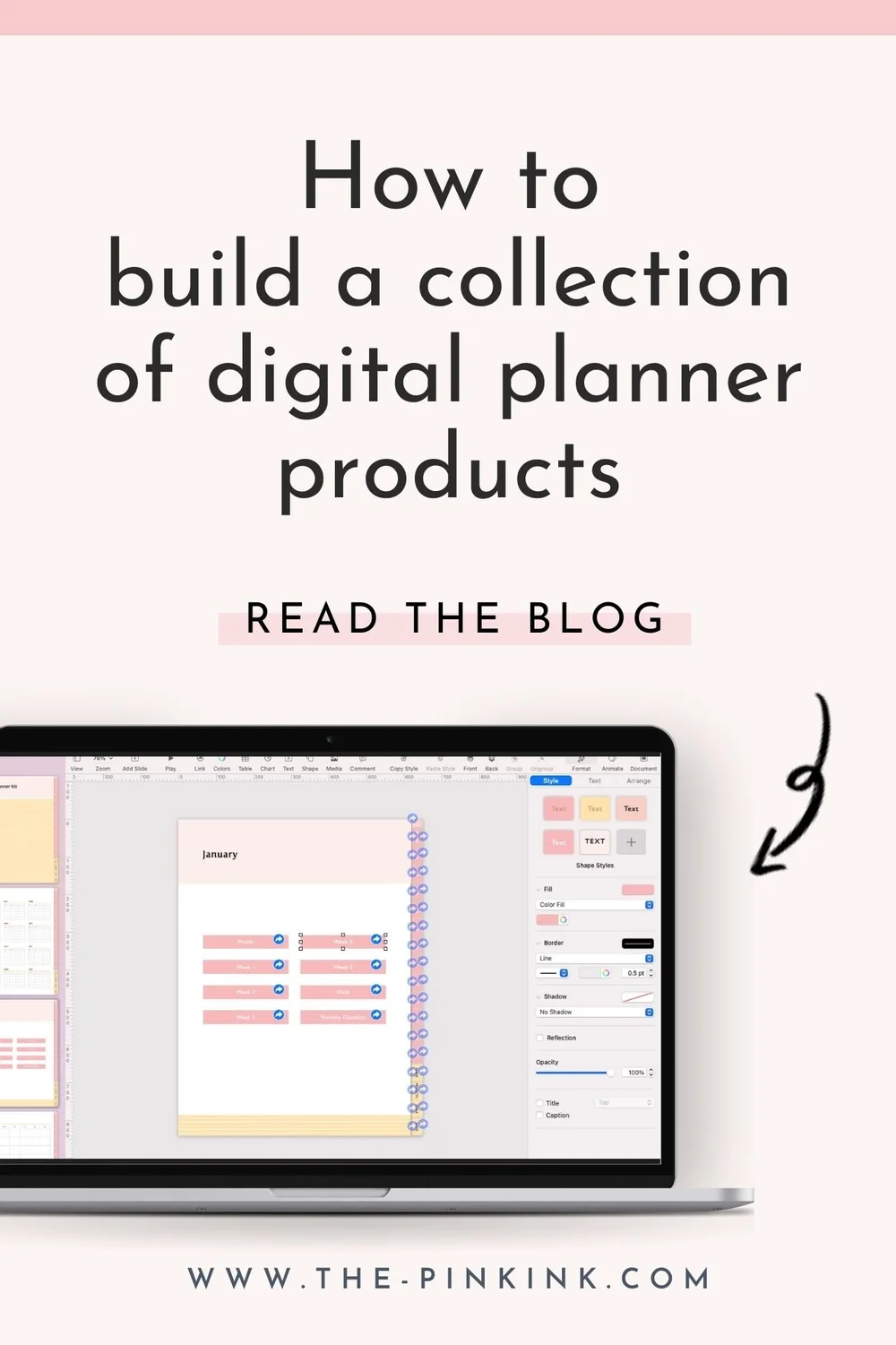 How to Build Collection of Planner Products — The Pink Ink