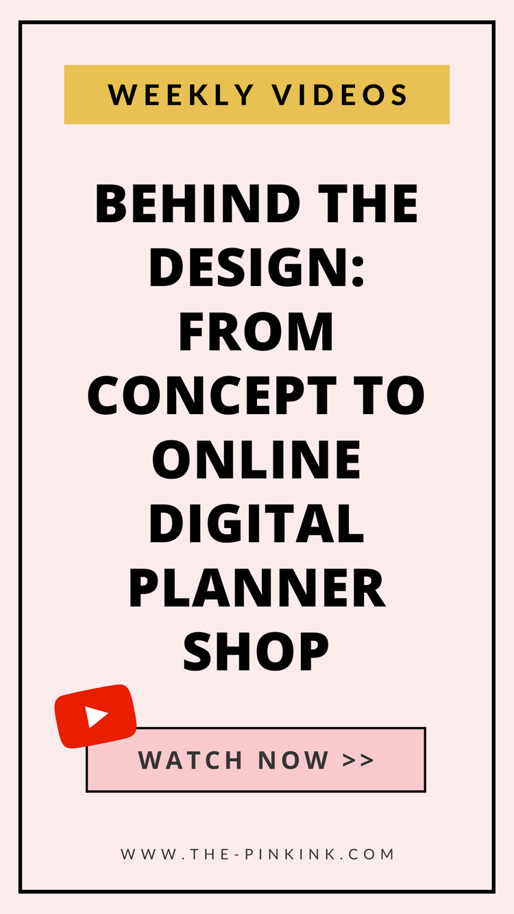 Digital Sketching in Digital Planner Design — The Pink Ink