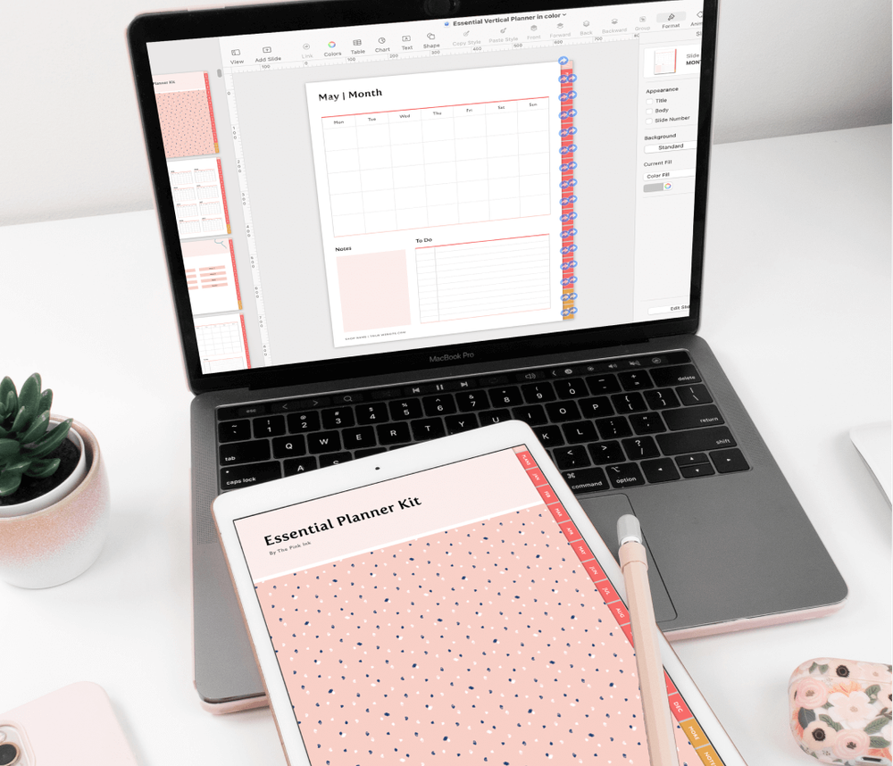 5 Tips to Create Digital Products in Apple Keynote — The Pink Ink
