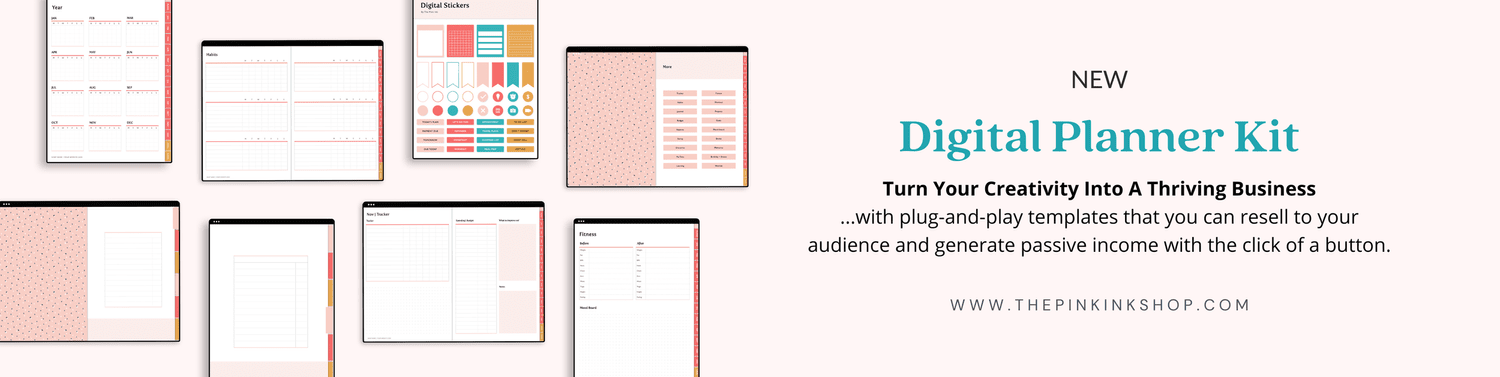 Make a Digital Planner to Sell in a Weekend — The Pink Ink