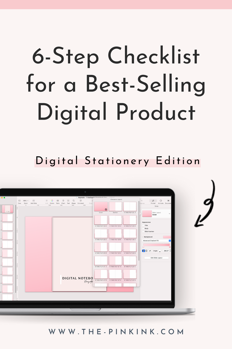 Best-Selling Digital Product Creation Checklist — The Pink Ink