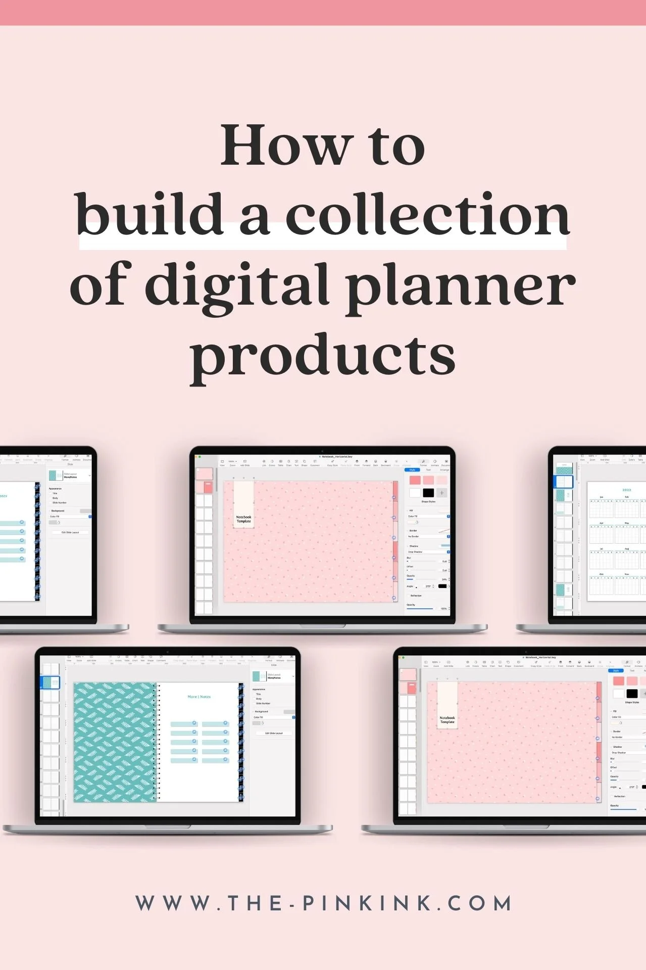 How to Build Collection of Planner Products — The Pink Ink