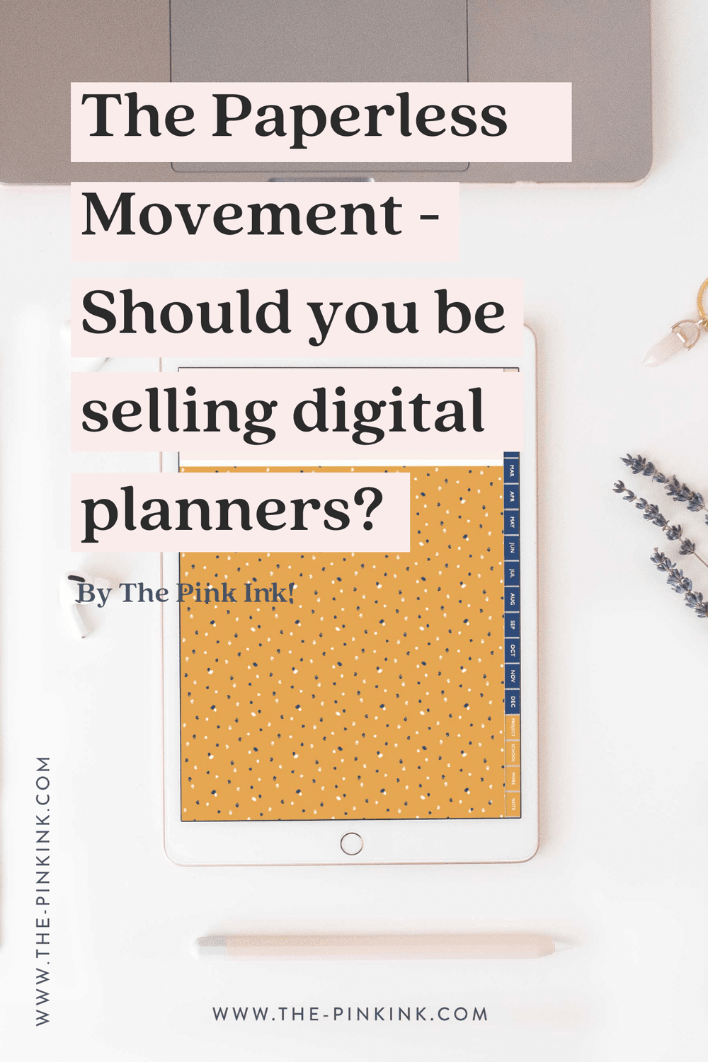 Sell Digital Planners Paperless Movement — The Pink Ink