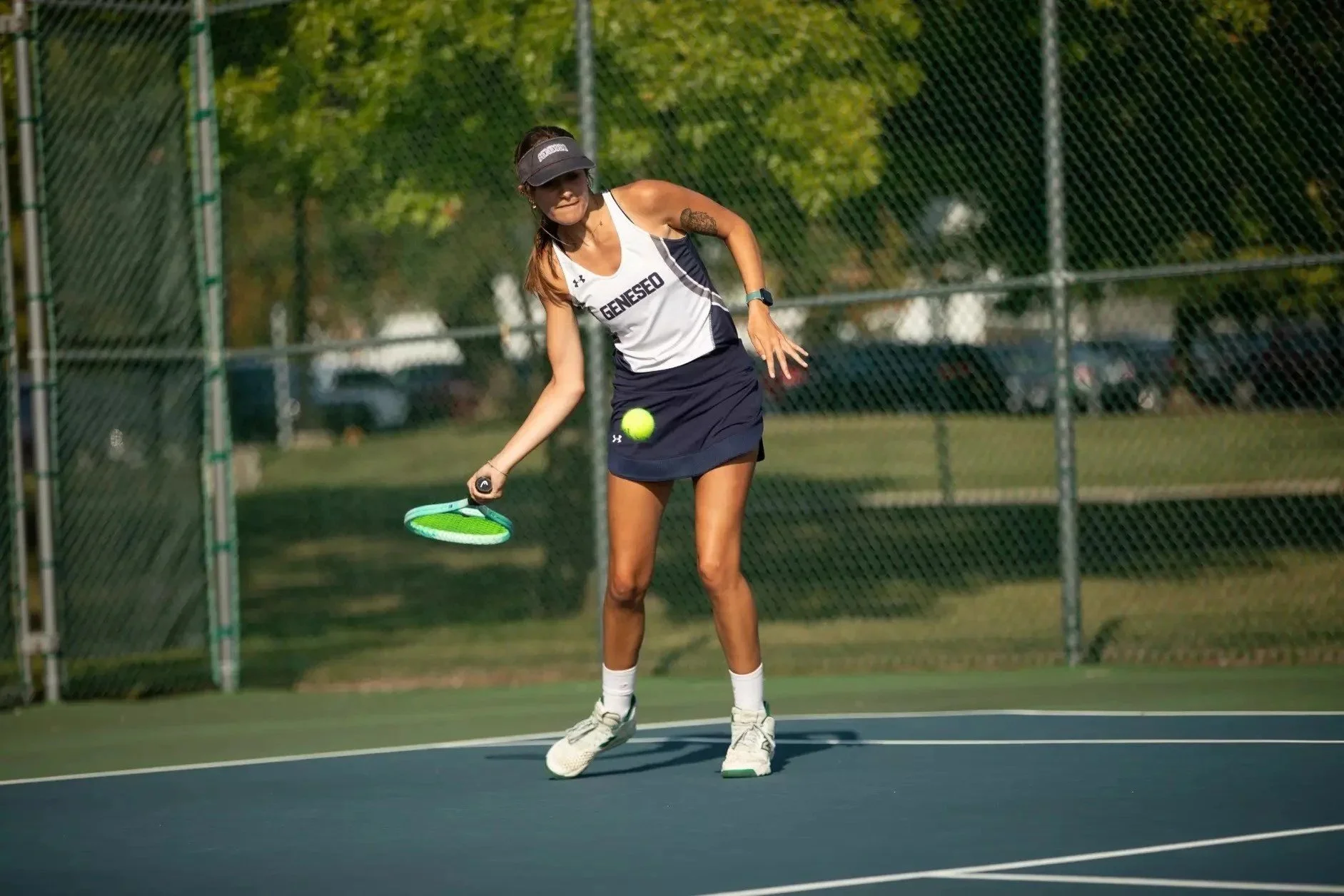 Knights Tennis Sweeps the Utica Pioneers — The Lamron