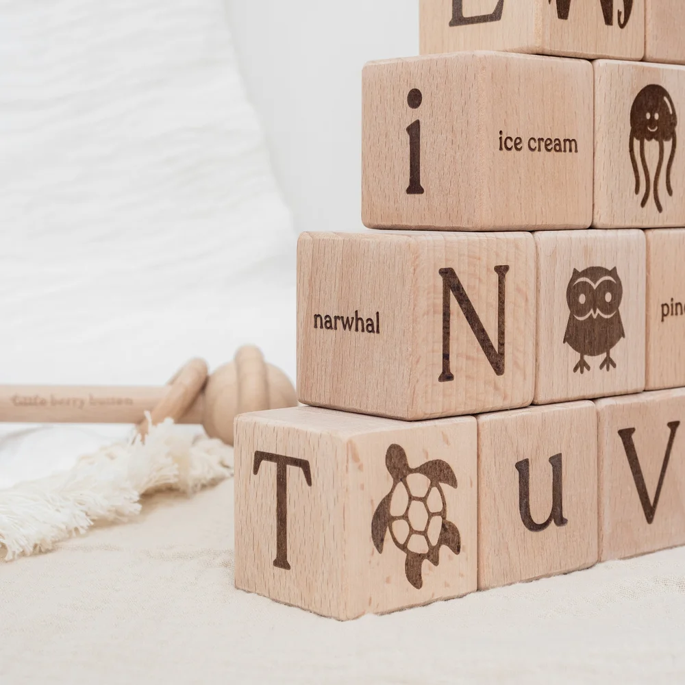 Alphabet Wooden Block Set