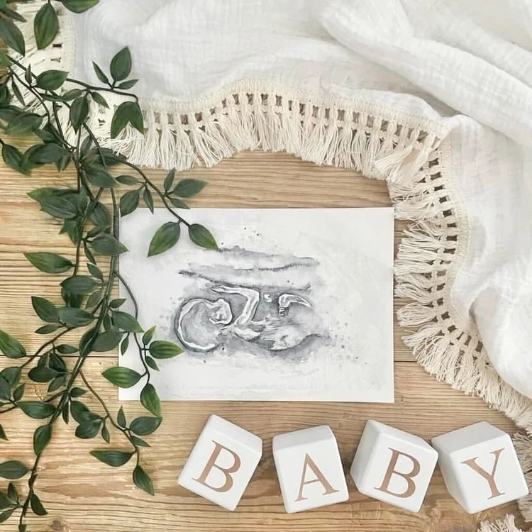 Personalised Wooden Baby Name Blocks — Little Berry Button