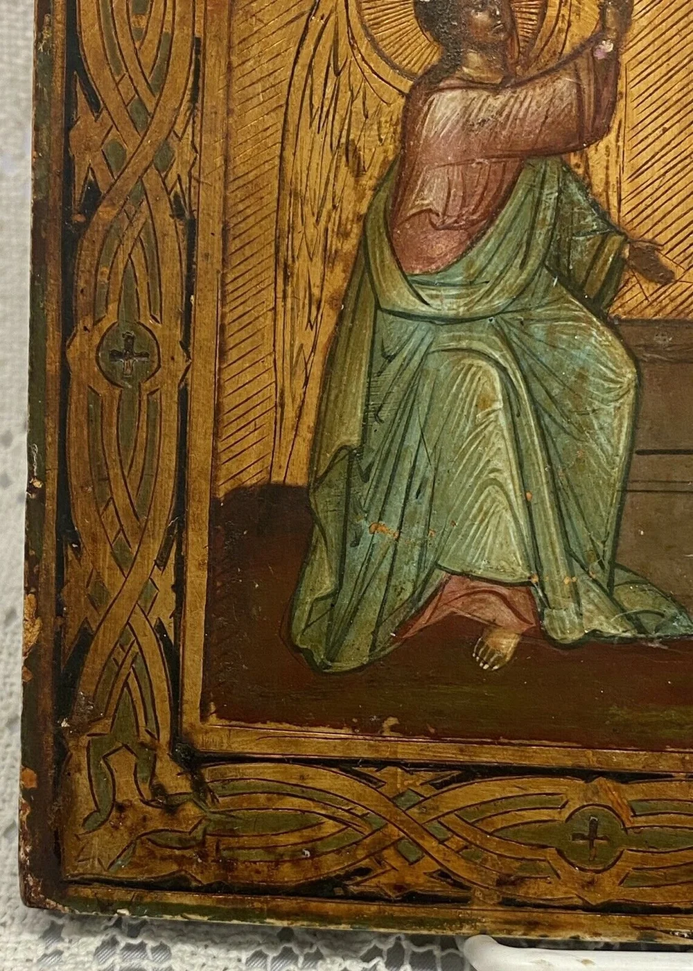 Russian Imperial Gilt Icon of Saint Mark — Sir Richards Antiques & Fine ...