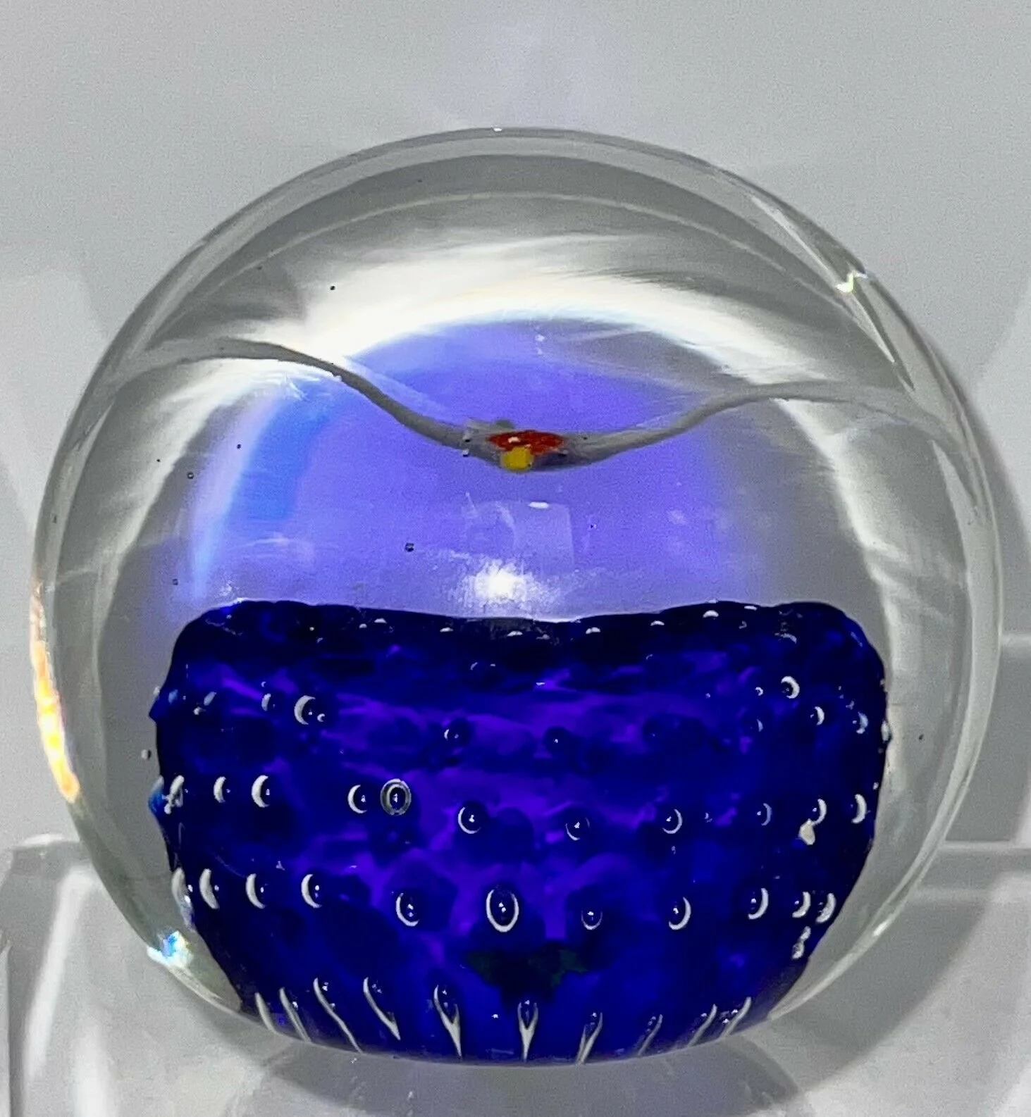 Shattered Glass Paperweight 1984