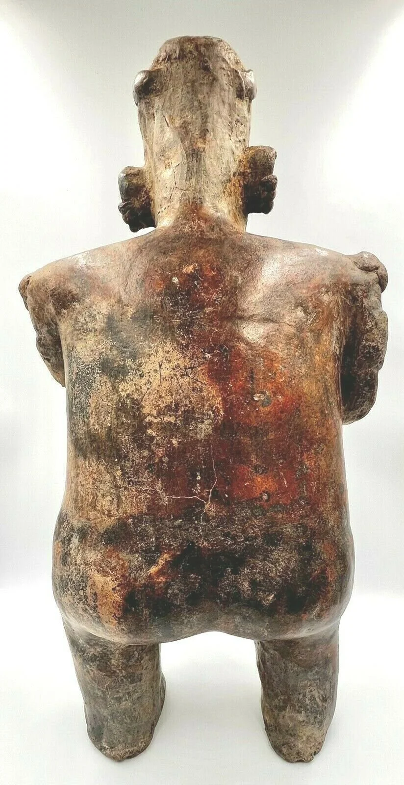 Rare Pre-Columbian Colima Terracotta Thinking Male Figure - 1st Century ...