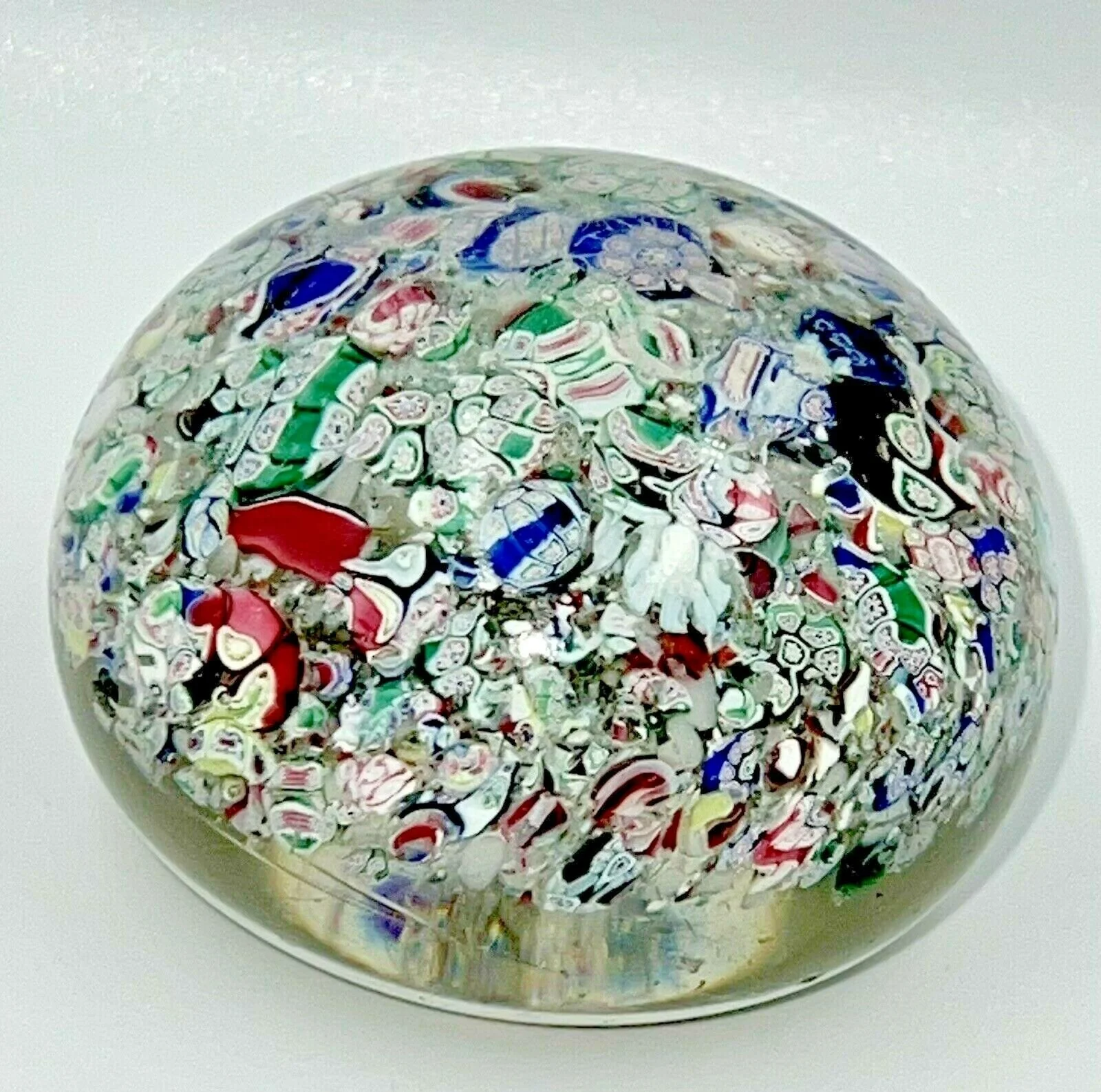 Saint Louis, France, Signed Crystal Limited Edition Doily Paperweight ...