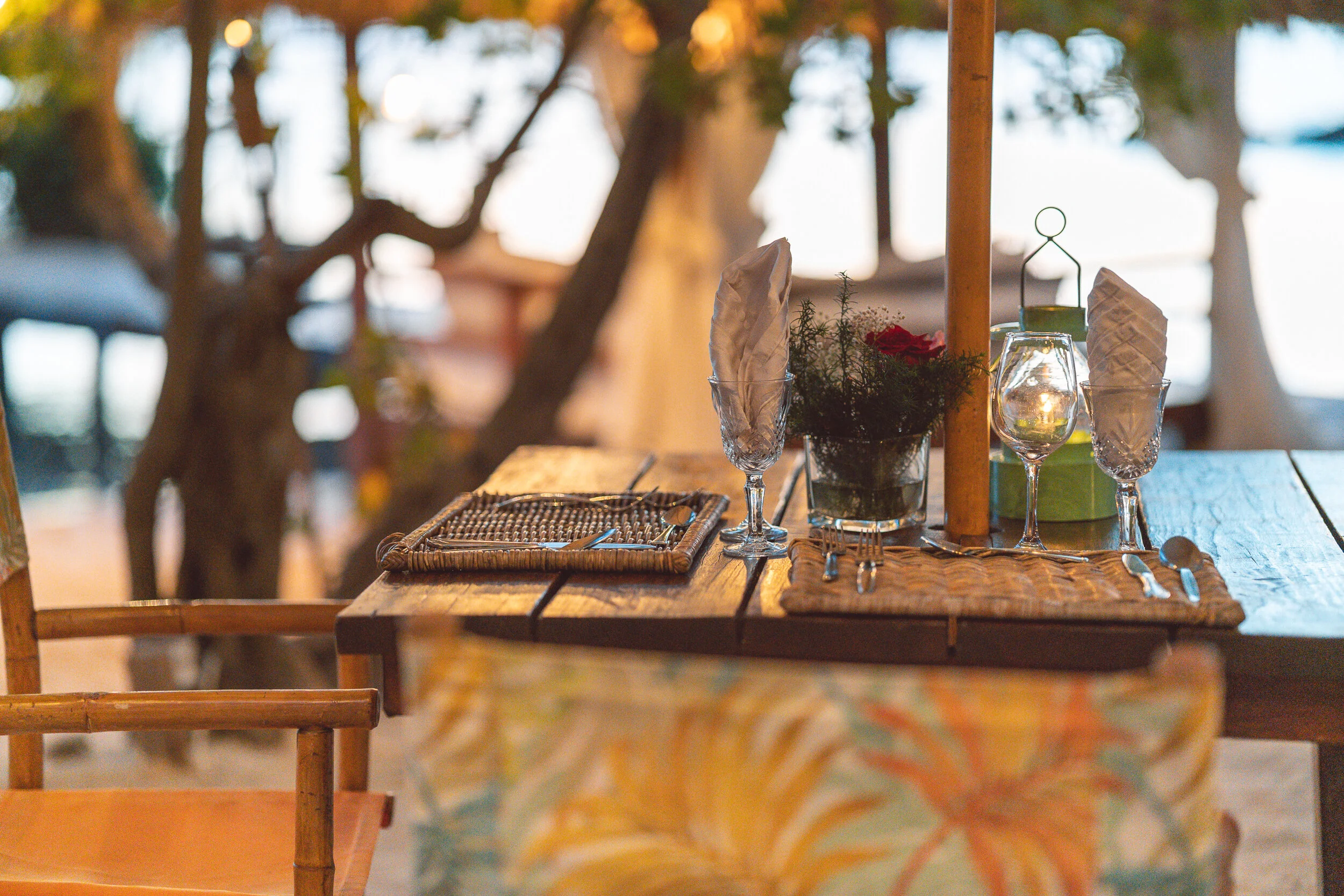 Romantic Overwater and Beach Restaurant — Aruba Ocean Villas