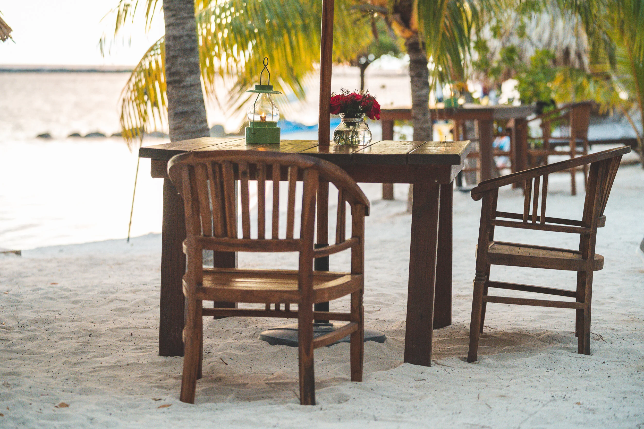 Romantic Overwater and Beach Restaurant — Aruba Ocean Villas